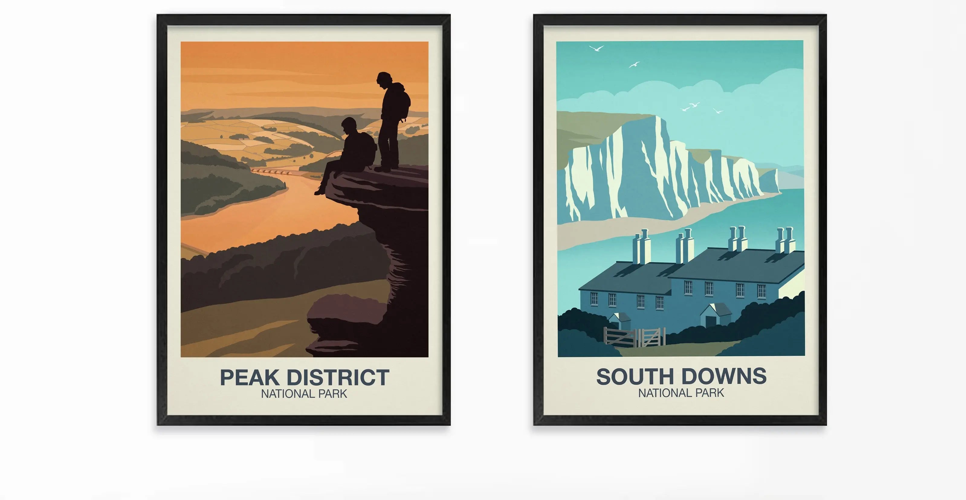 UK National Parks - Ski Poster & Art Prints - Shop Online | Steve Ash ...