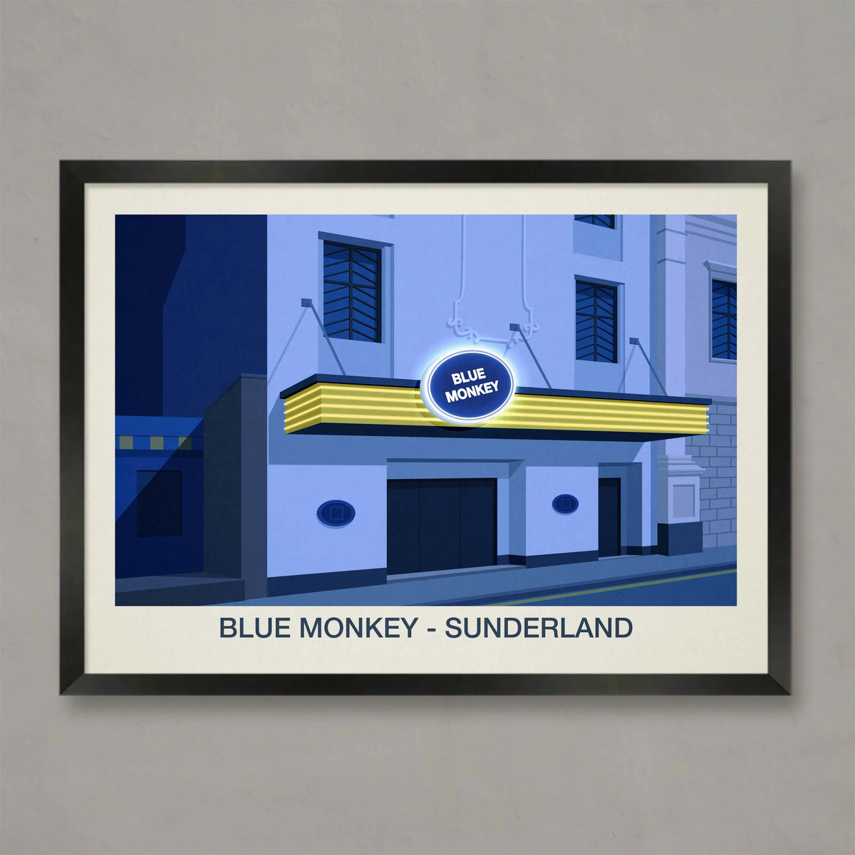 THE BLUE MONKEY NIGHTCLUB POSTER – Ski Poster & Art Prints - Shop ...