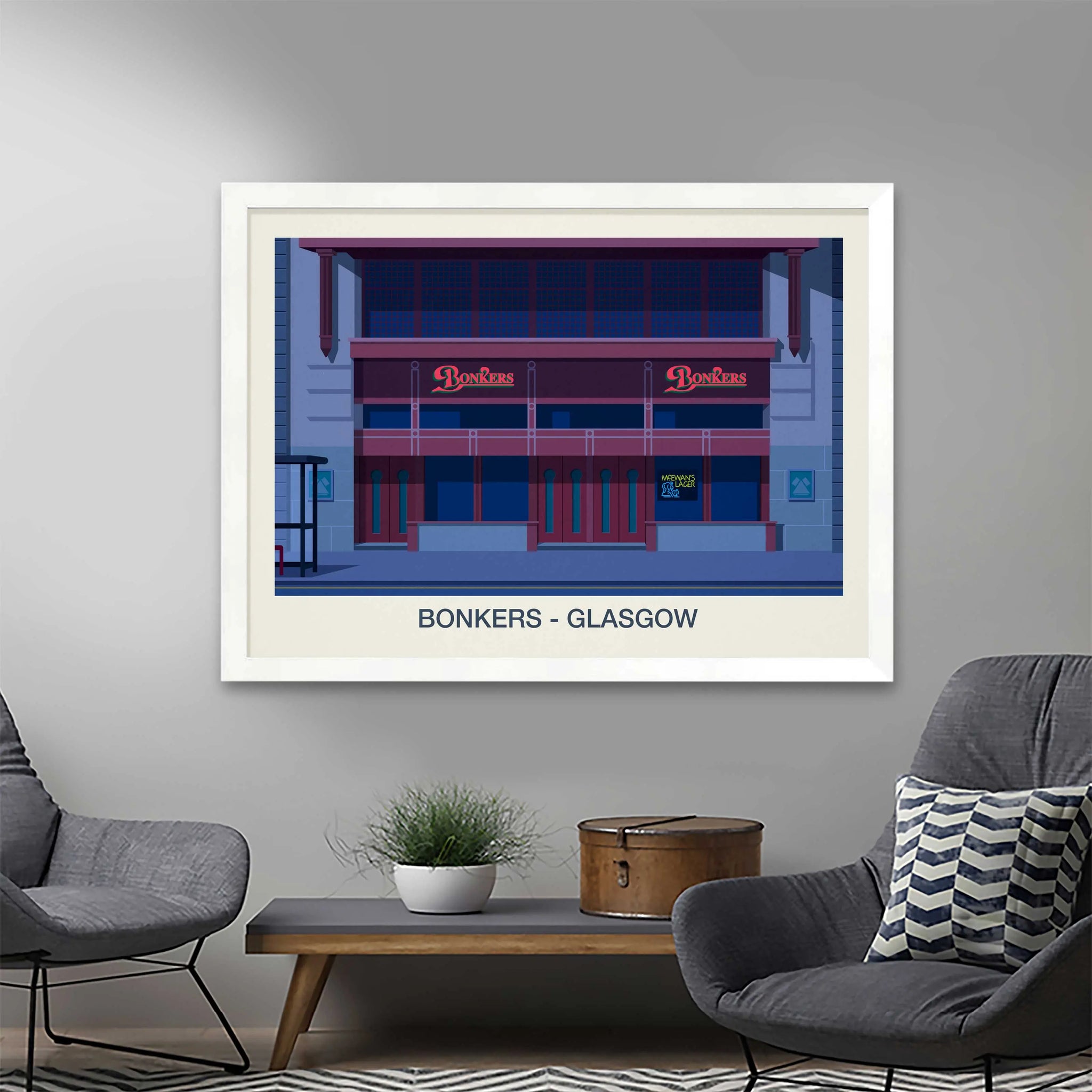 Experience the Thrill at Bonkers Nightclub – Ski Poster & Art Prints ...