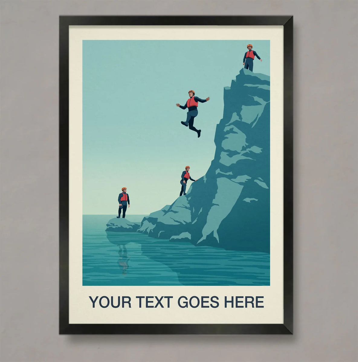 Personalised Coasteering Print – Ski Poster & Art Prints - Shop Online ...