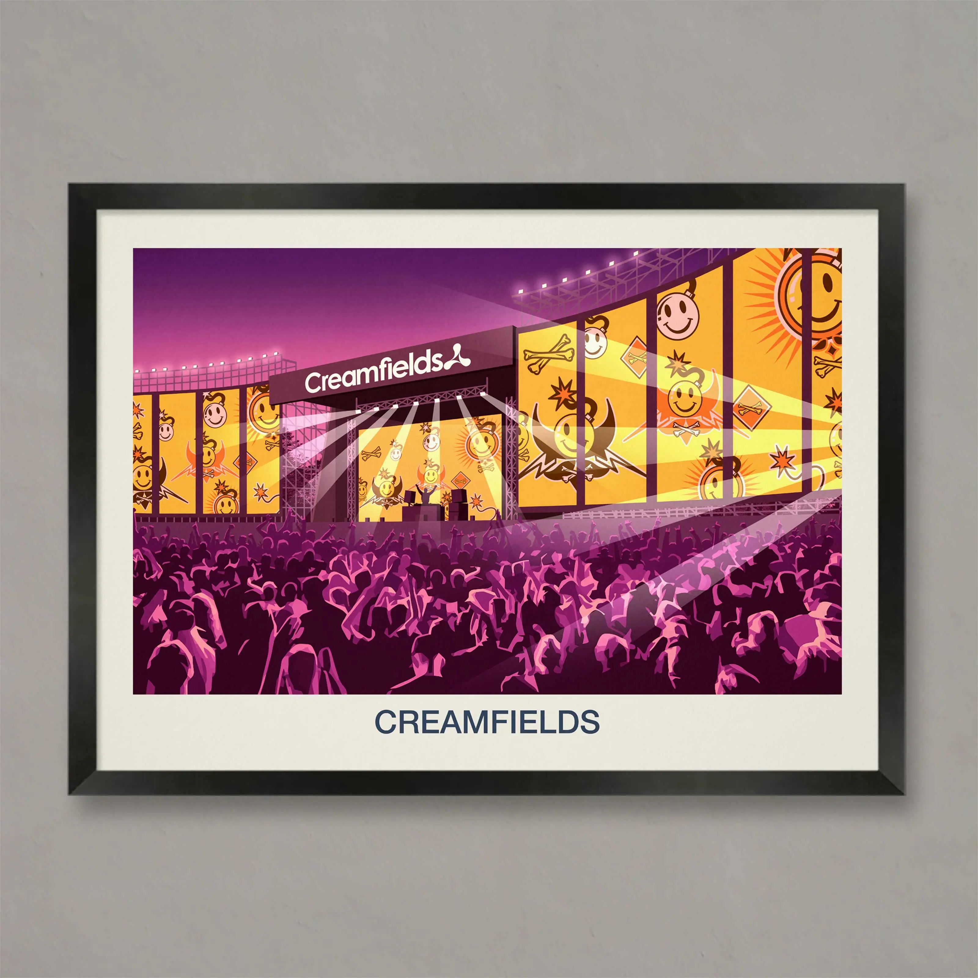 Experience the Excitement of Creamfields Festival – Ski Poster & Art ...