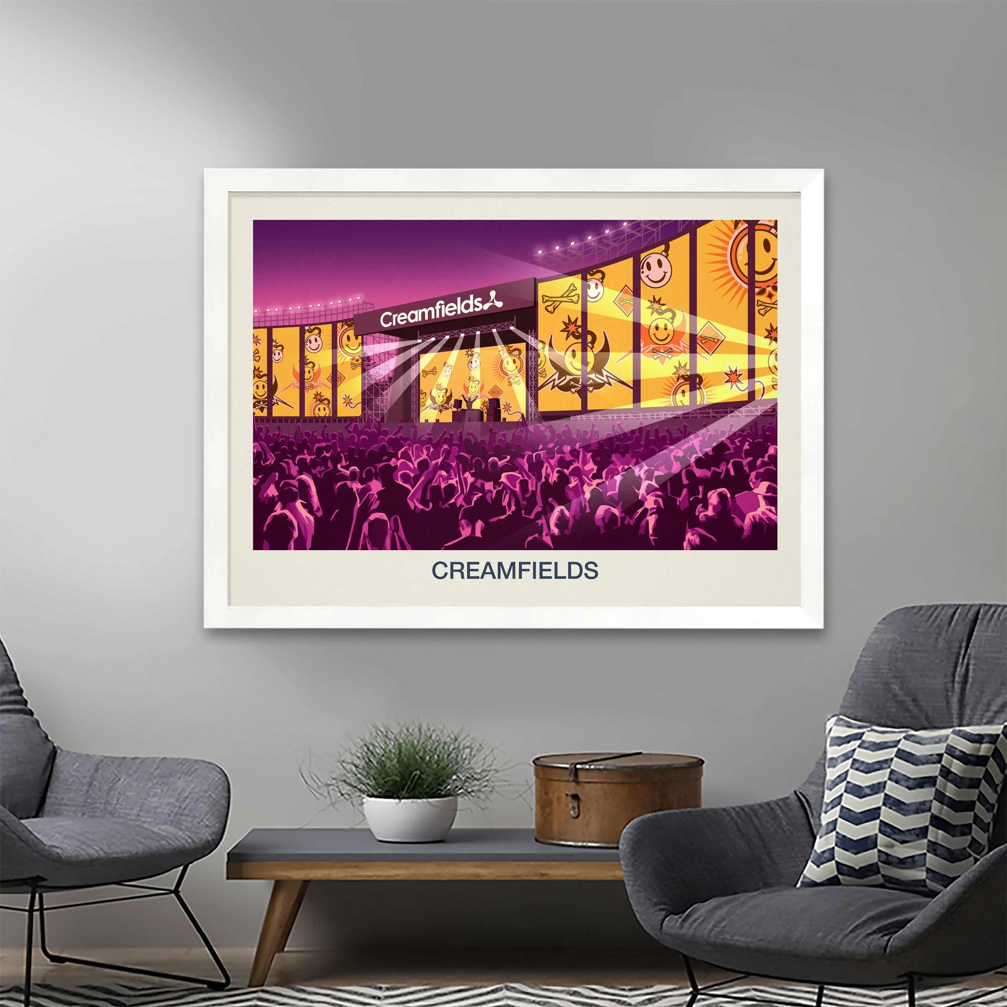Experience the Excitement of Creamfields Festival – Ski Poster & Art ...