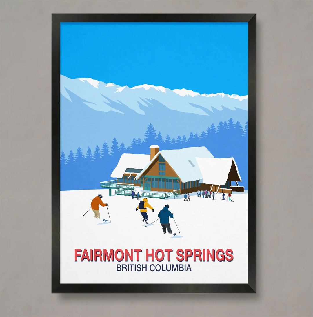 Fairmont Hot Springs ski resort poster – Ski Poster & Art Prints - Shop ...