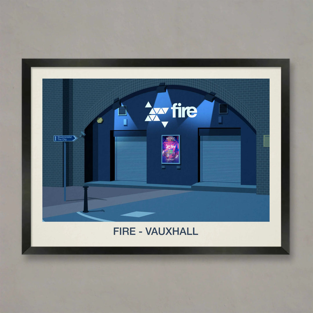 FIRE NIGHTCLUB POSTER – Ski Poster & Art Prints - Shop Online | Steve ...