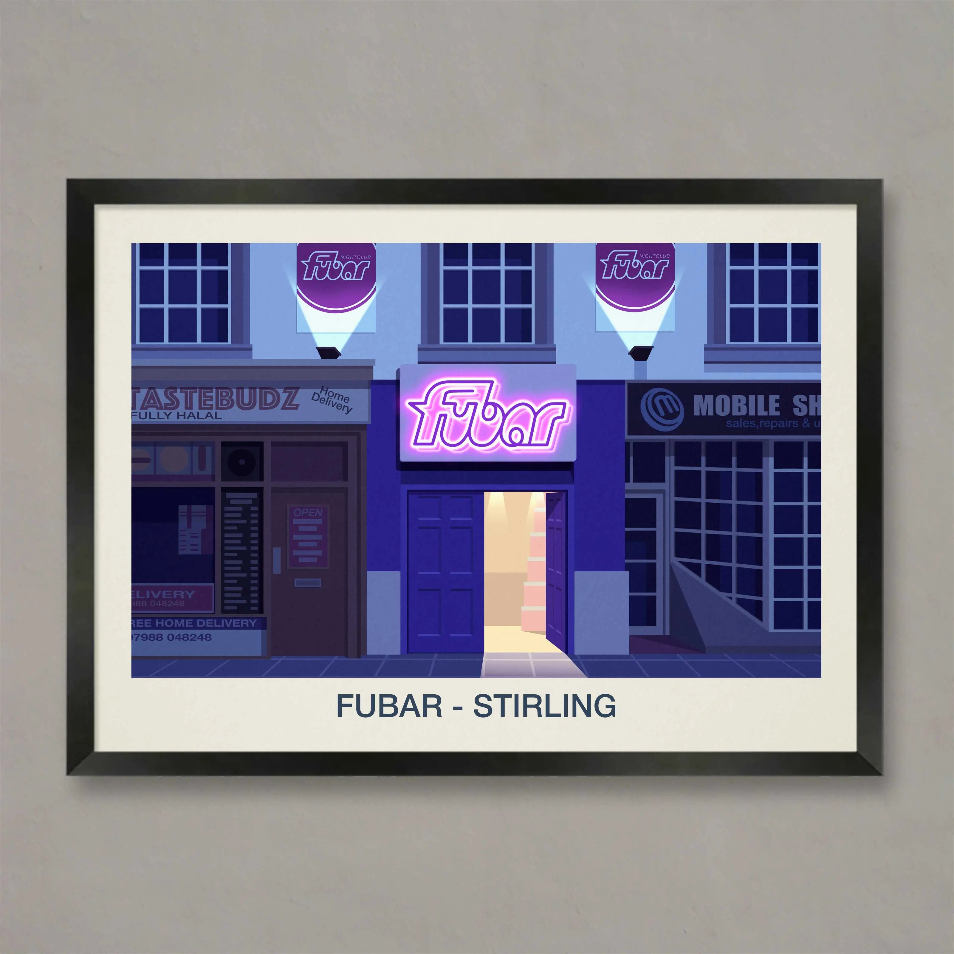 FUBAR NIGHTCLUB POSTER – Ski Poster & Art Prints - Shop Online | Steve ...