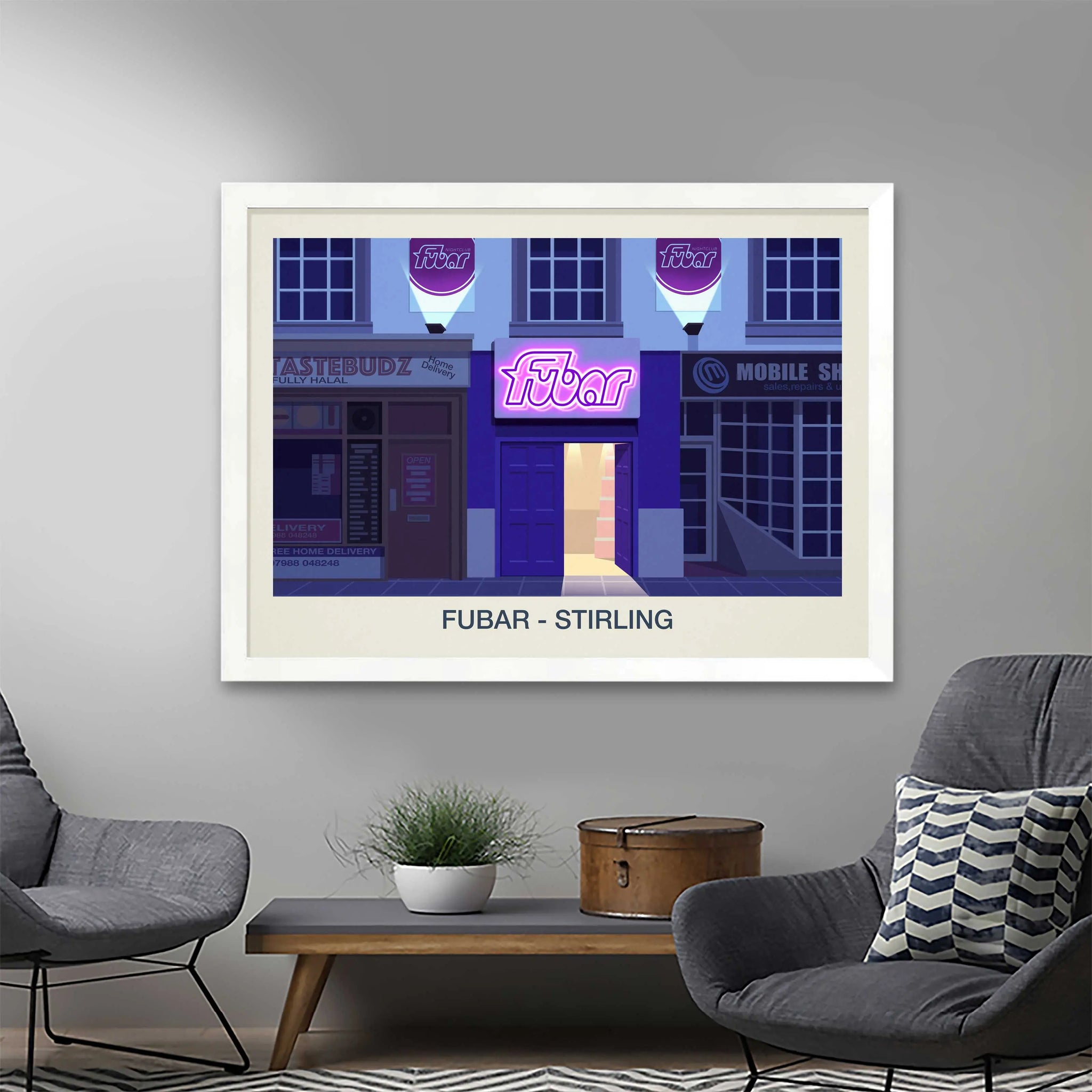 FUBAR NIGHTCLUB POSTER – Ski Poster & Art Prints - Shop Online | Steve ...