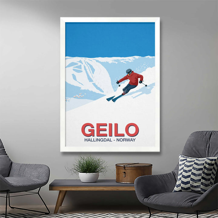 Discover Geilo Ski Resort – A Winter Wonderland – Ski Poster & Art ...