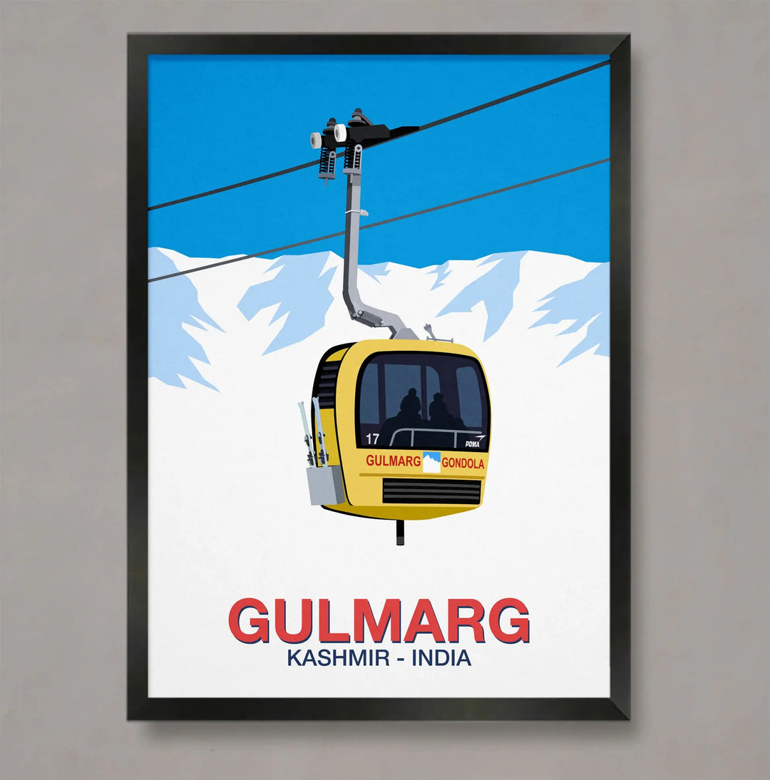 Discover the Gulmarg Ski Resort - A Winter Paradise – Ski Poster & Art ...