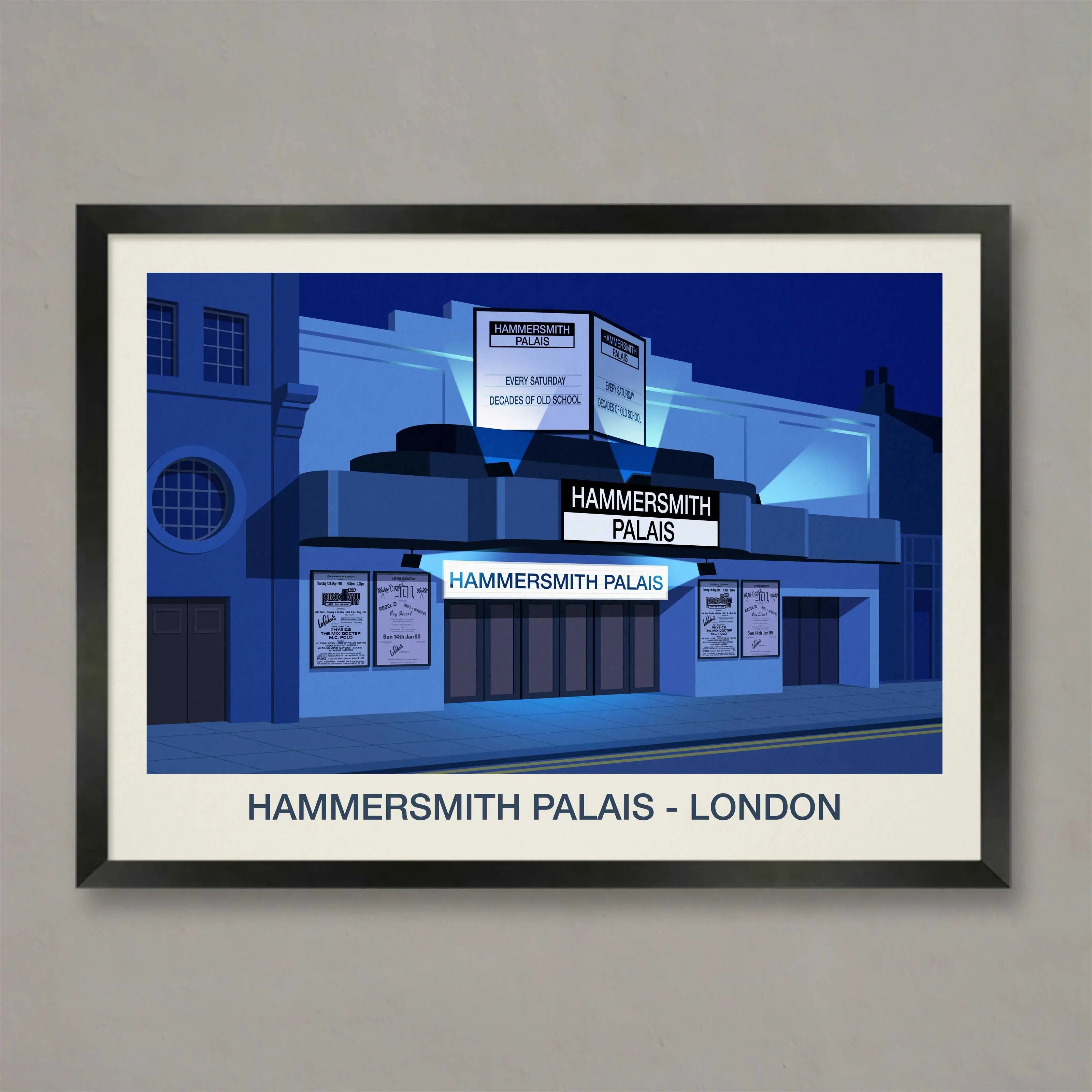 THE HAMMERSMITH PALAIS VENUE POSTER – Ski Poster & Art Prints - Shop ...