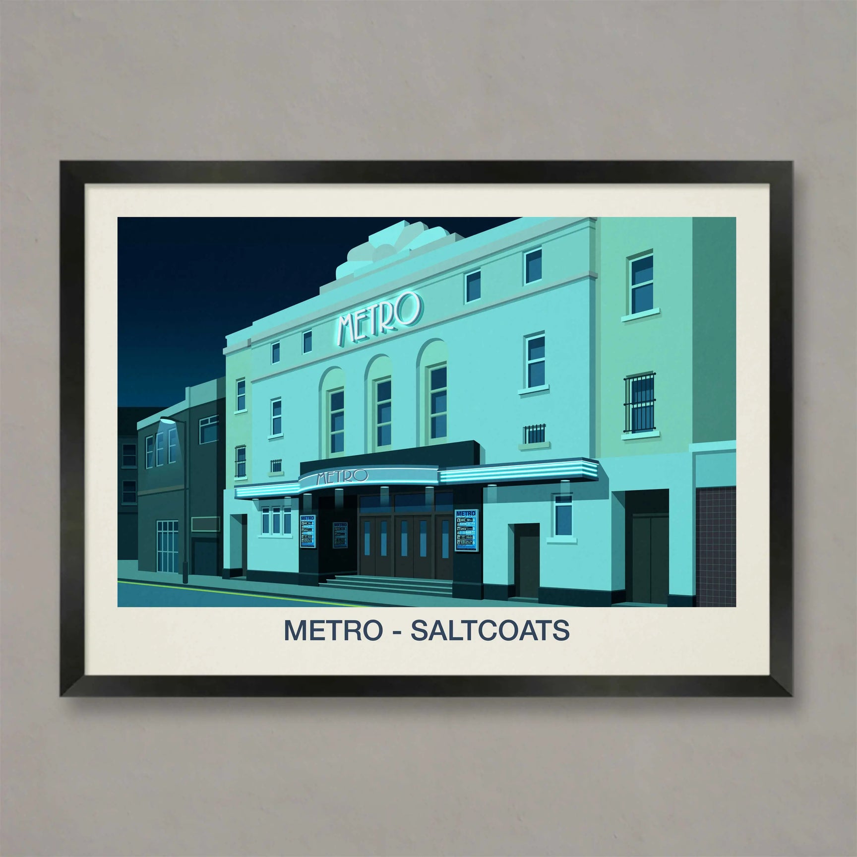 METRO NIGHTCLUB POSTER – Ski Poster & Art Prints - Shop Online | Steve ...
