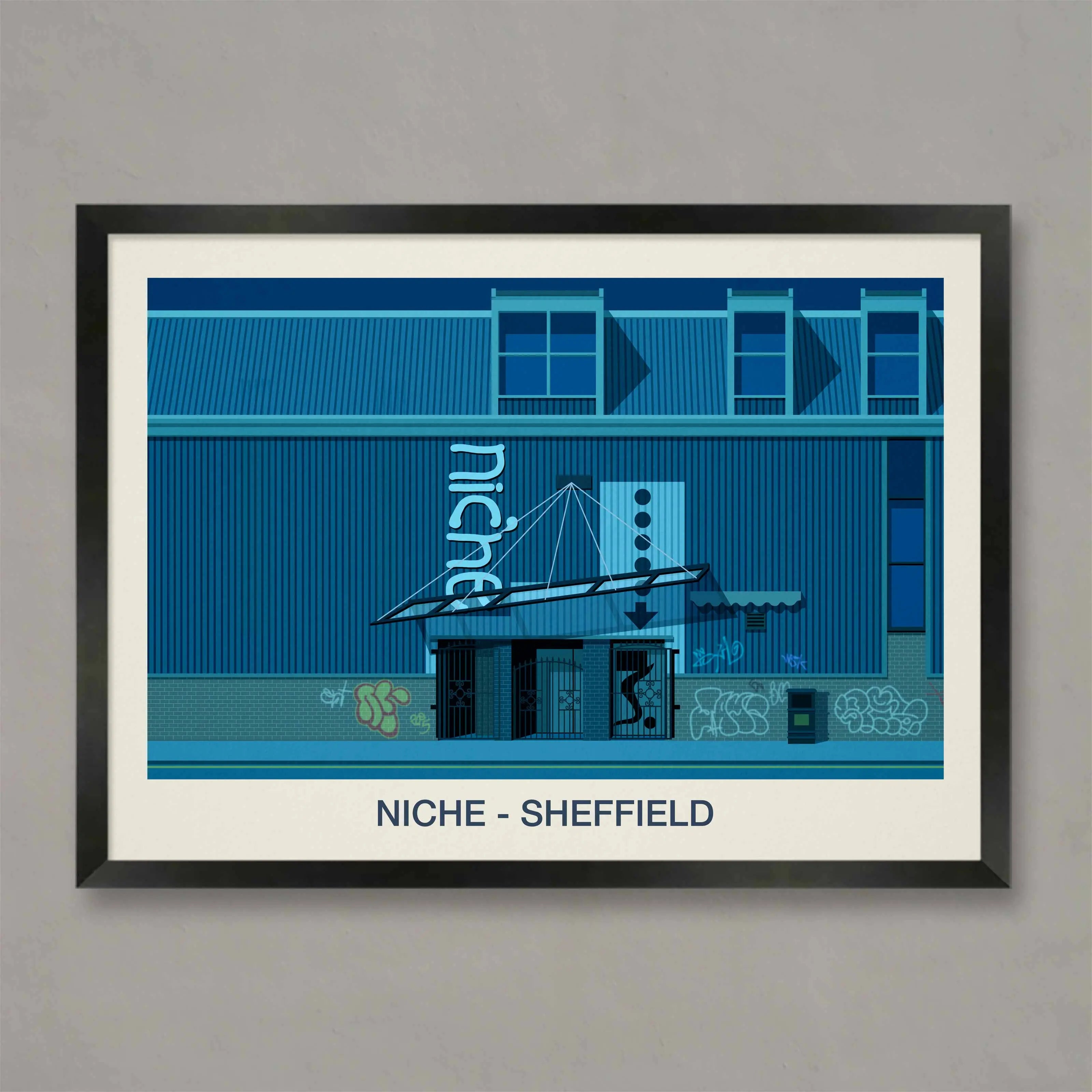NICHE NIGHTCLUB POSTER – Ski Poster & Art Prints - Shop Online | Steve ...