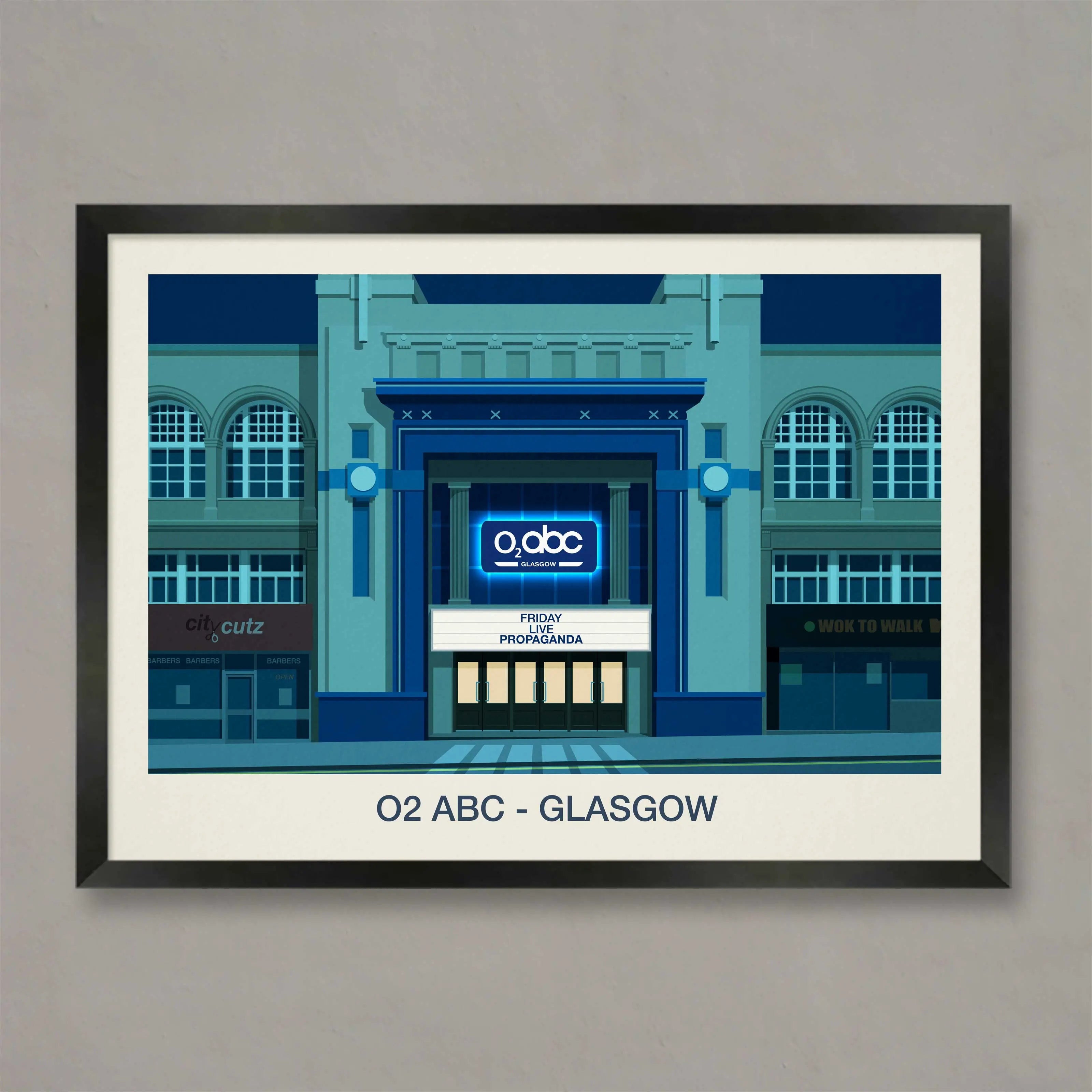 O2 ABC VENUE POSTER – Ski Poster & Art Prints - Shop Online | Steve Ash ...
