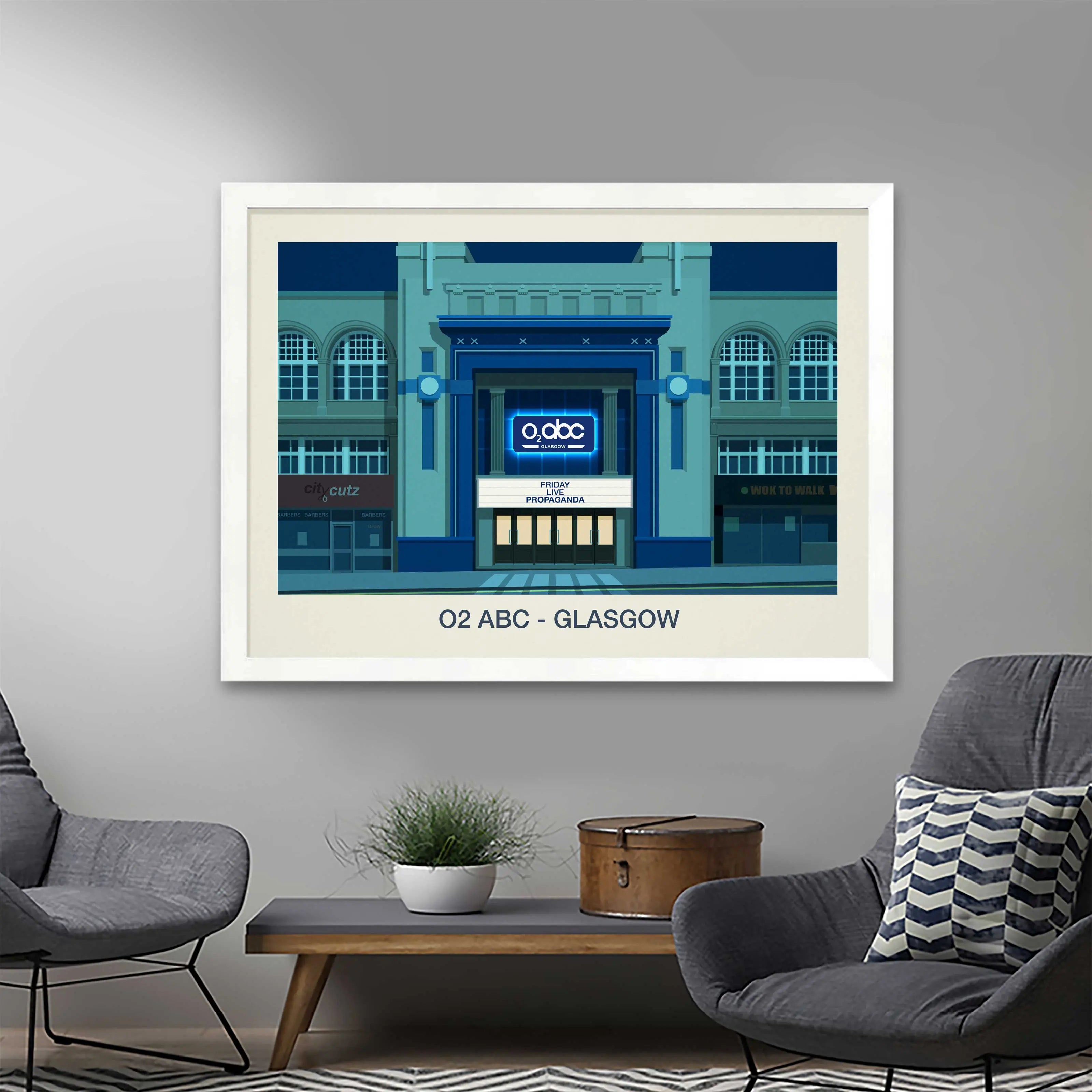 O2 ABC VENUE POSTER – Ski Poster & Art Prints - Shop Online | Steve Ash ...