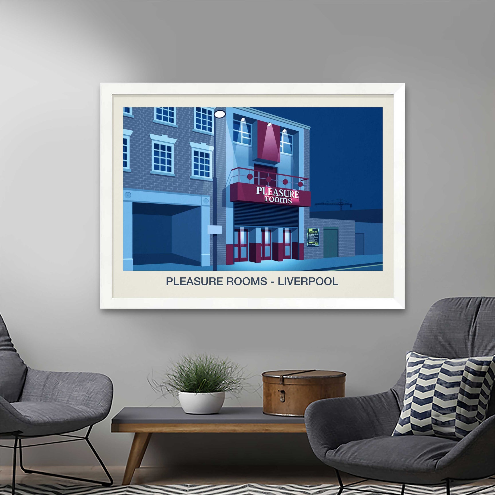 The Pleasure Rooms Nightclub Poster - Vibrant and Fun Design – Ski ...