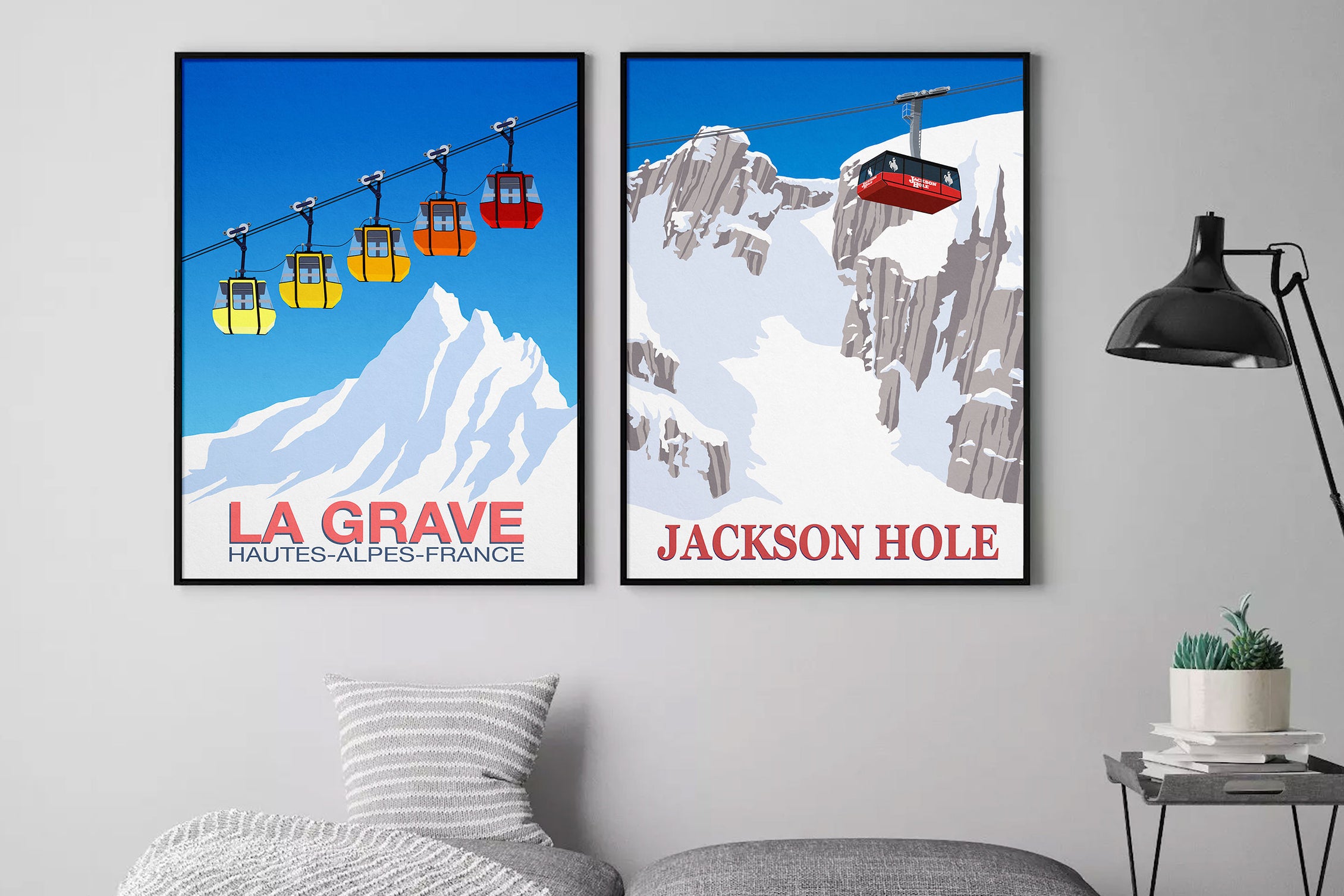 Posters & Art Prints - Shop Online | Steve Ash illustration – Ski ...