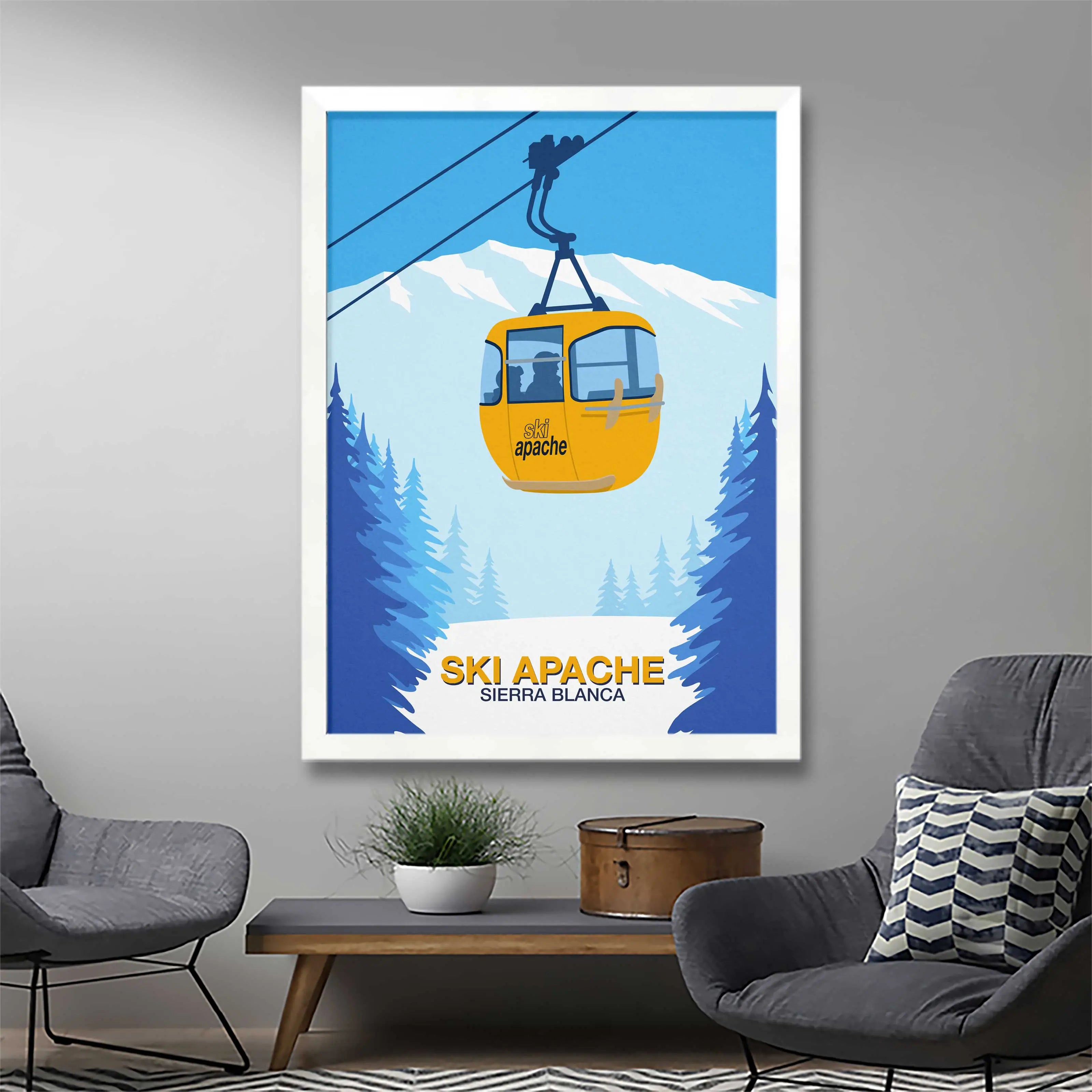 Ski Apache - Premier Ski Resort in New Mexico – Ski Poster & Art Prints ...