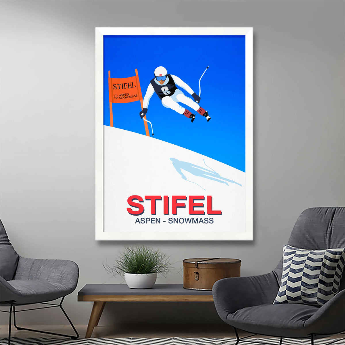 Stifel downhill ski race poster – Ski Poster & Art Prints - Shop Online ...