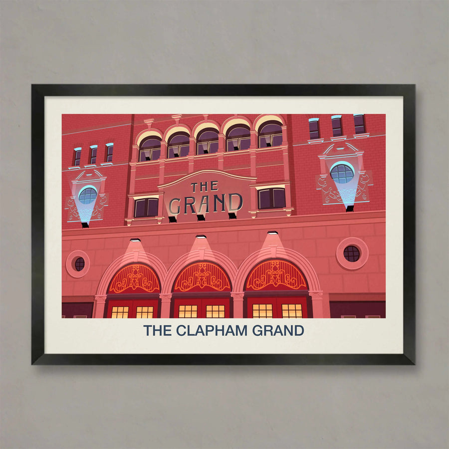THE CLAPHAM GRAND VENUE POSTER - Ski Poster & Art Prints - Shop Online ...