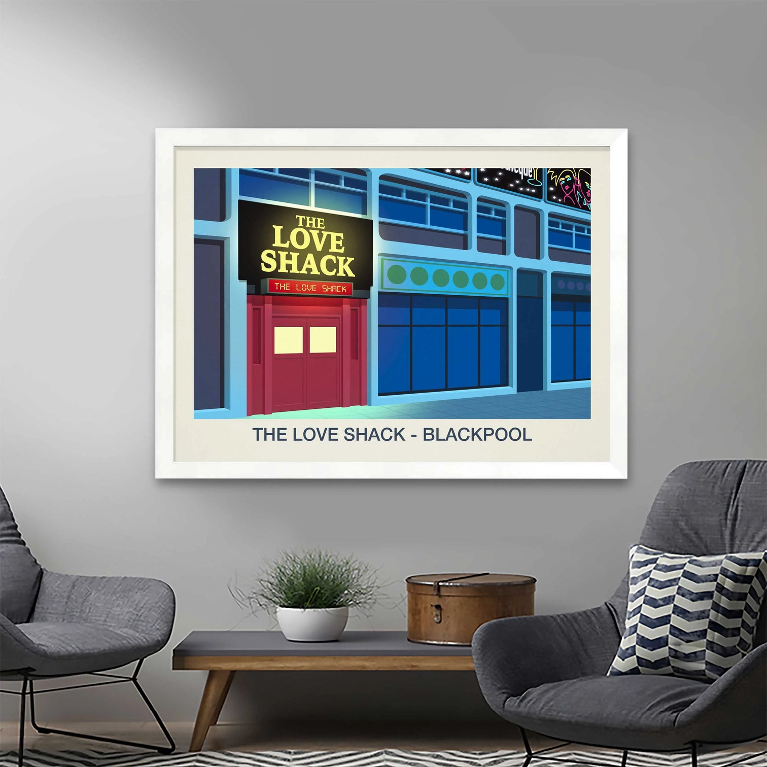 Experience Fun at the Love Shack Nightclub – Ski Poster & Art Prints ...