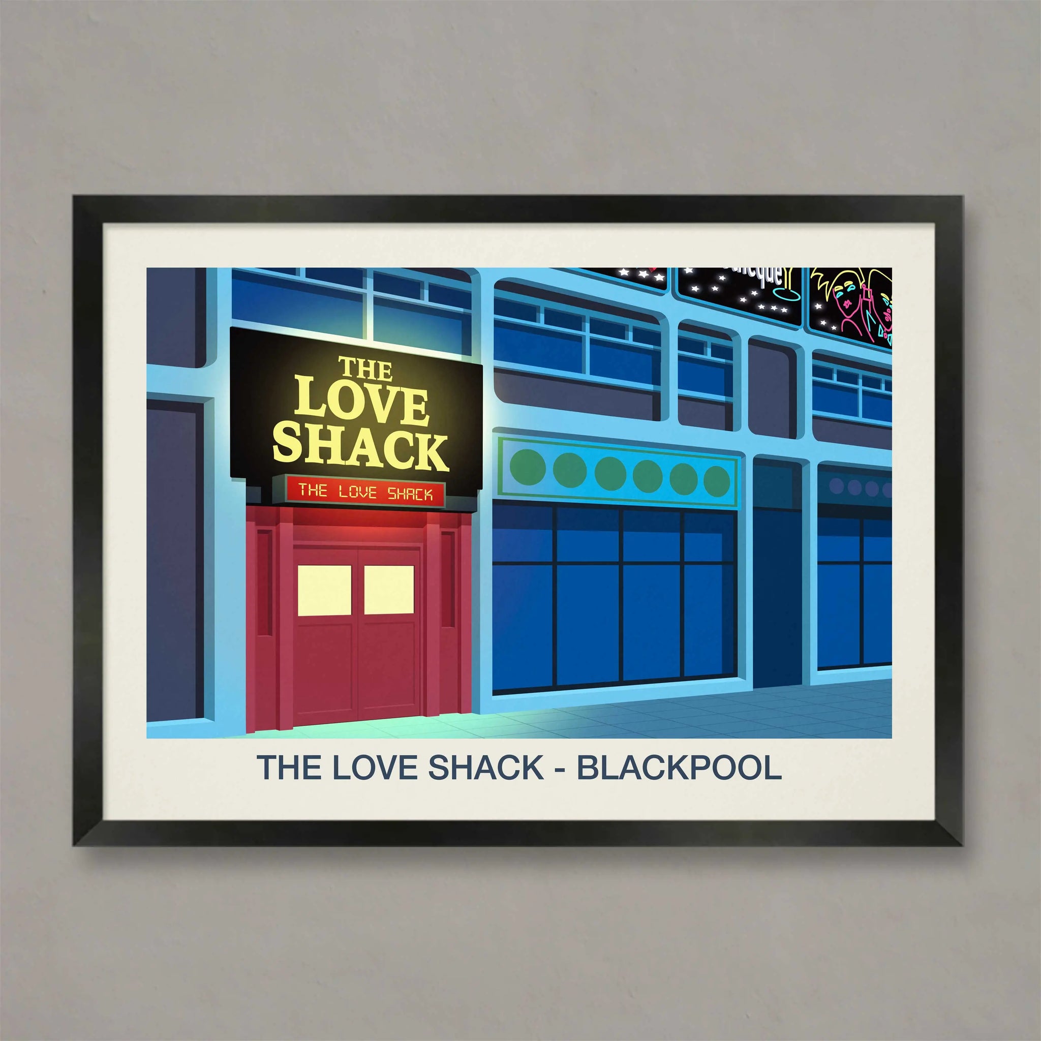 Experience Fun at the Love Shack Nightclub – Ski Poster & Art Prints ...