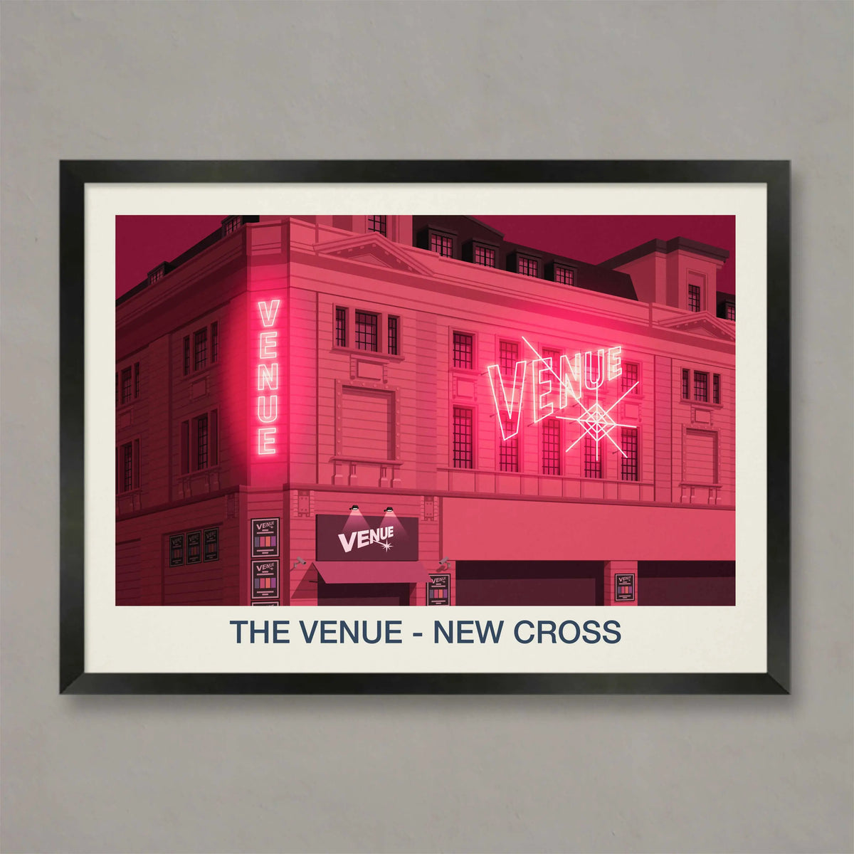 THE VENUE NIGHTCLUB, NEW CROSS POSTER – Ski Poster & Art Prints - Shop ...