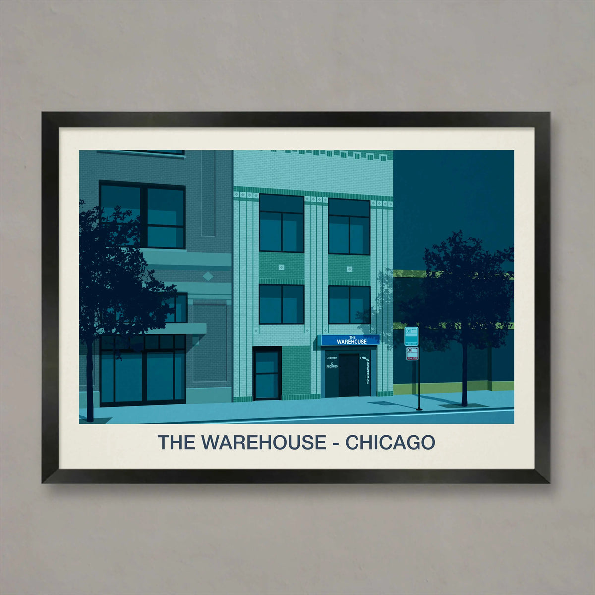 THE WAREHOUSE CHICAGO NIGHTCLUB POSTER – Ski Poster & Art Prints - Shop ...