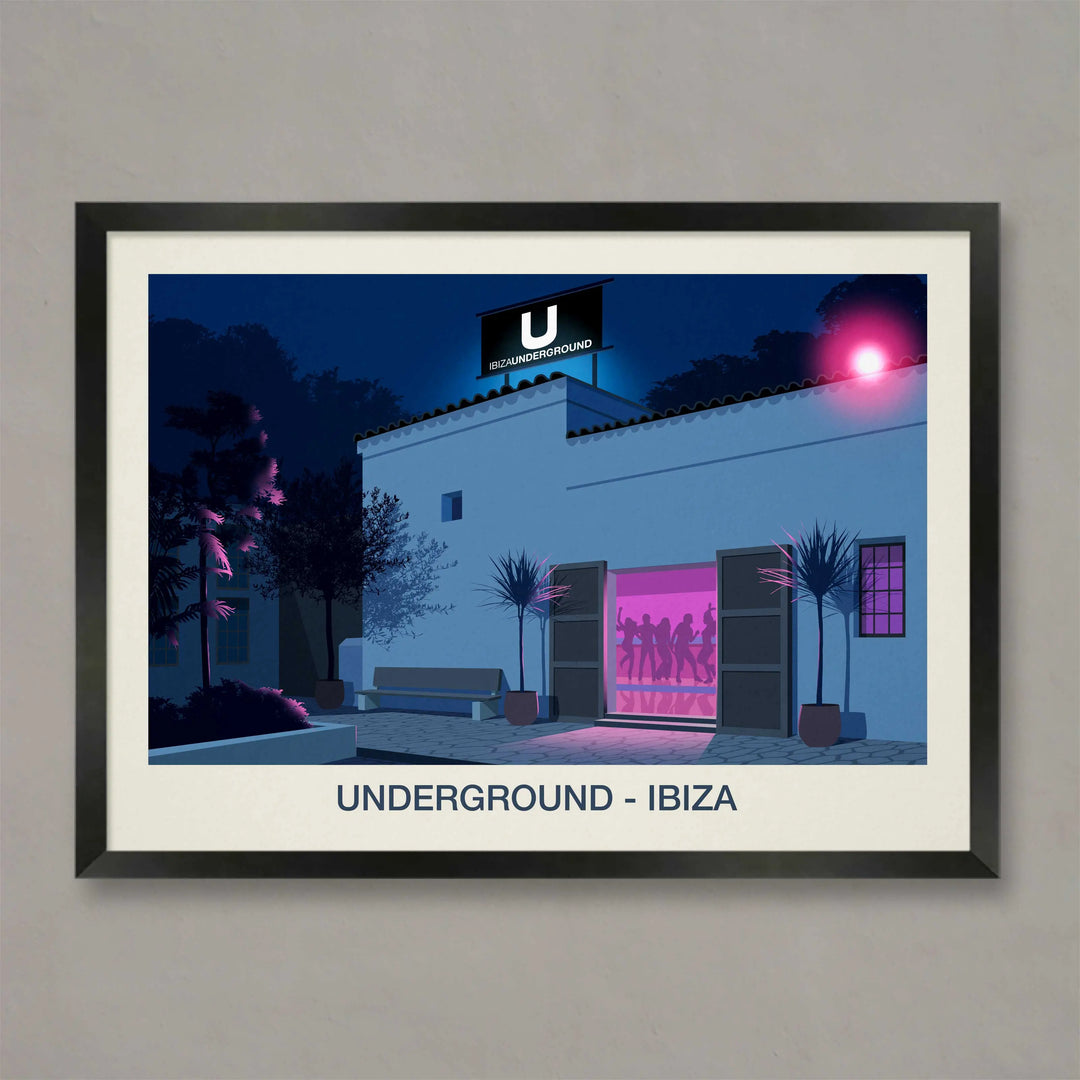 UNDERGROUND NIGHTCLUB POSTER – Ski Poster & Art Prints - Shop Online ...