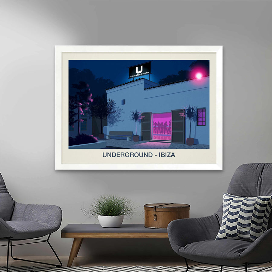 UNDERGROUND NIGHTCLUB POSTER – Ski Poster & Art Prints - Shop Online ...
