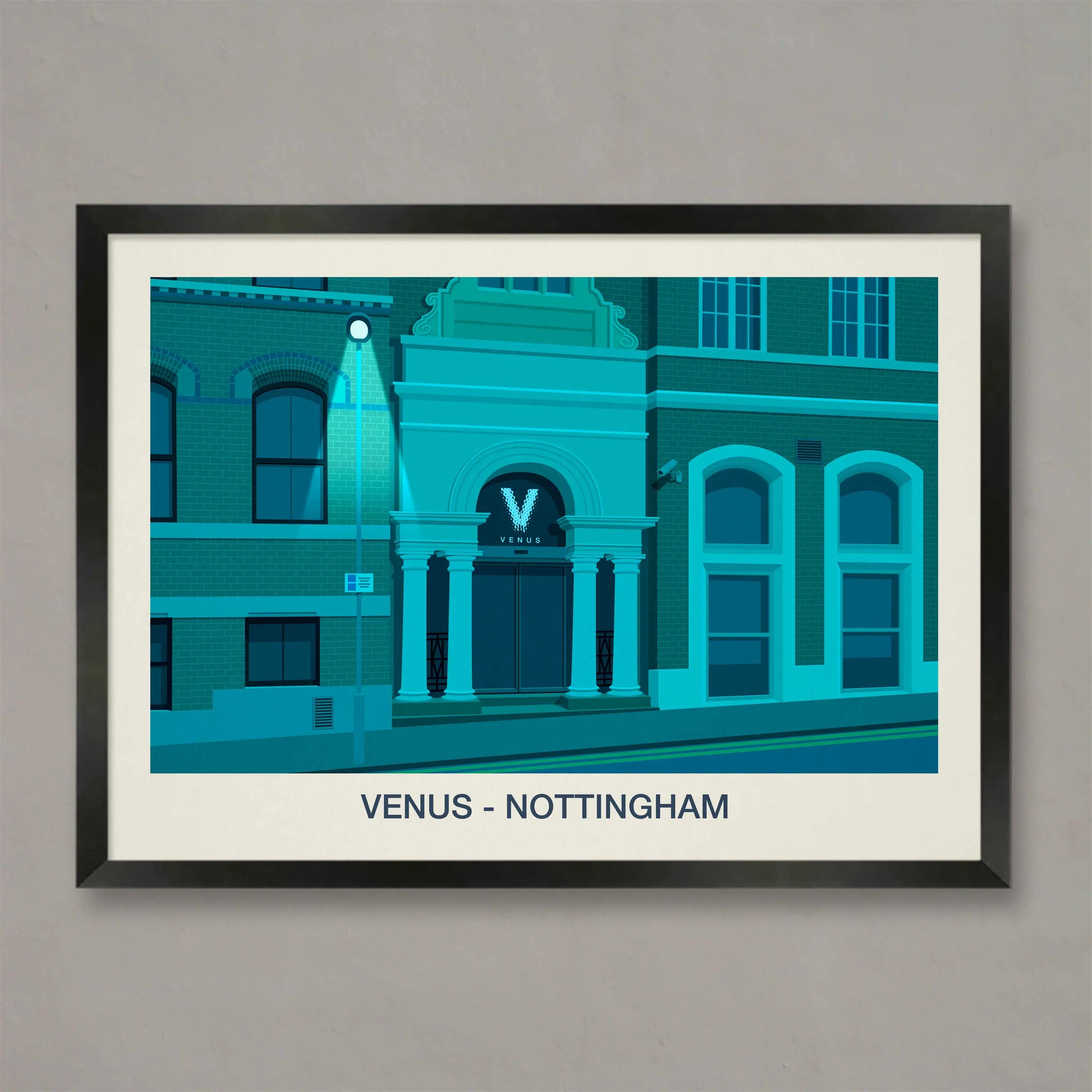 VENUS NIGHTCLUB POSTER - Ski Poster & Art Prints - Shop Online | Steve ...