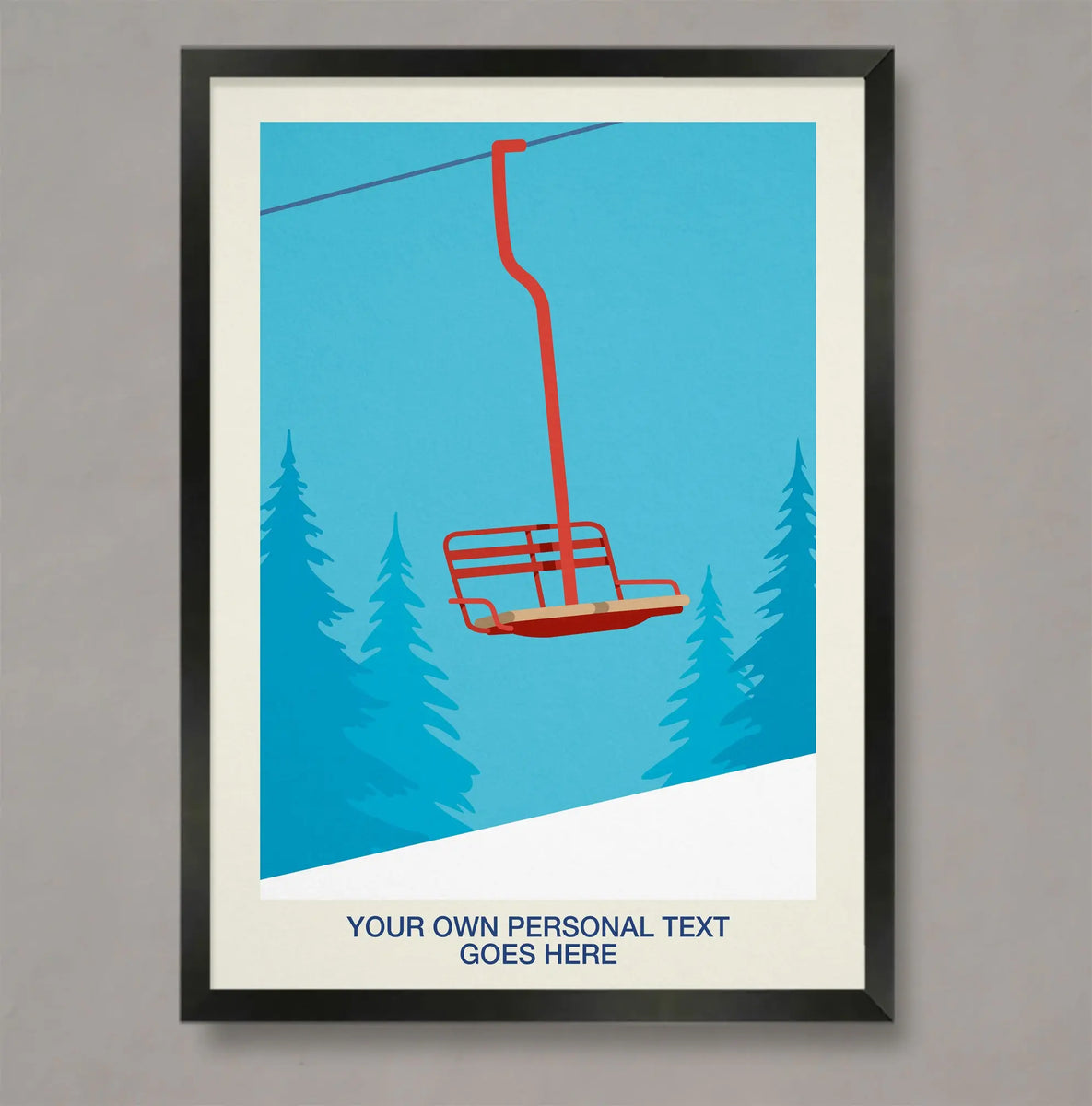 Personalised Vintage Chairlift Poster – Ski Poster & Art Prints - Shop ...