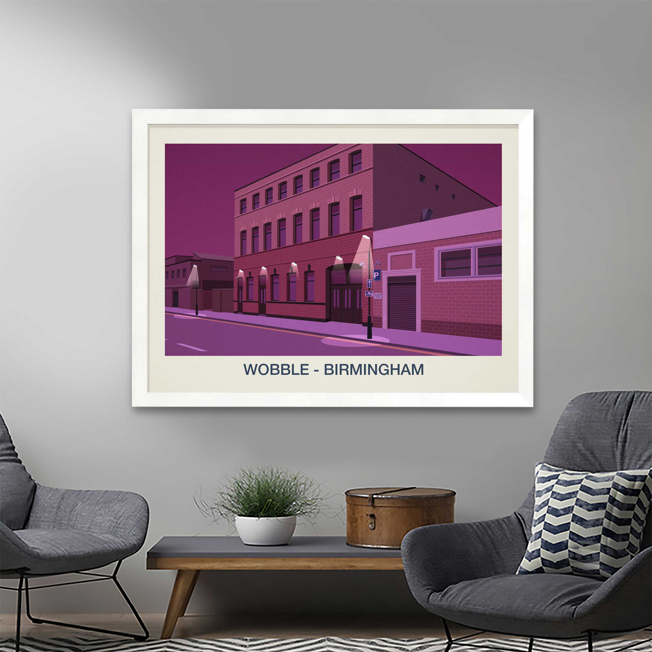 WOBBLE NIGHTCLUB POSTER – Ski Poster & Art Prints - Shop Online | Steve ...