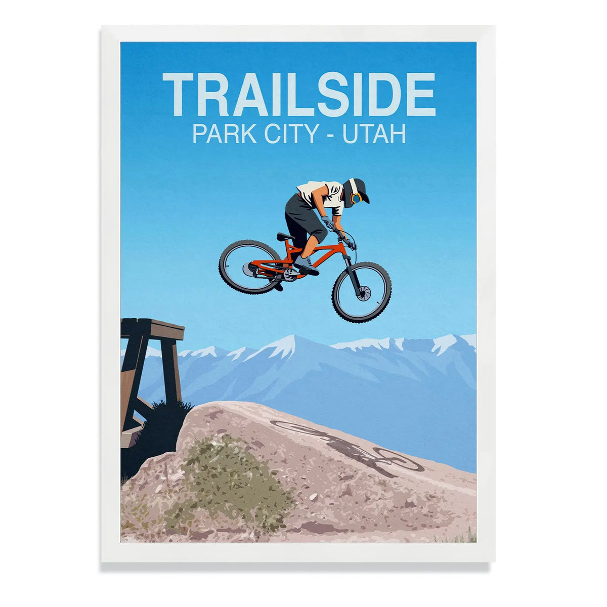 Trailside bike park poster – Ski Poster & Art Prints - Shop Online ...