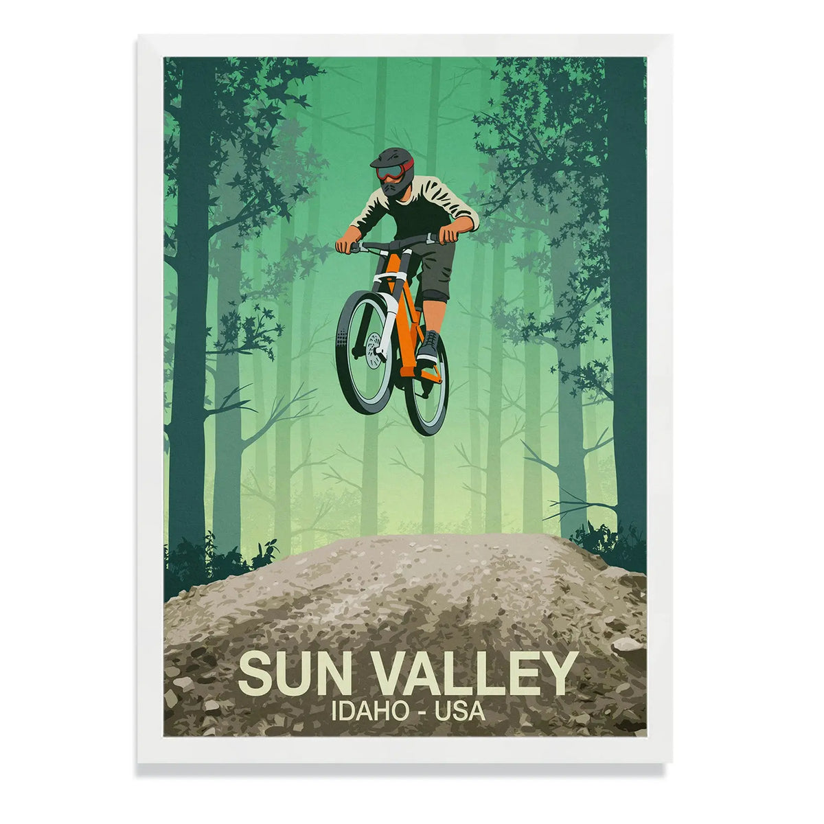 Explore Sun Valley Bike Park – Ultimate Riding Experience – Ski Poster ...