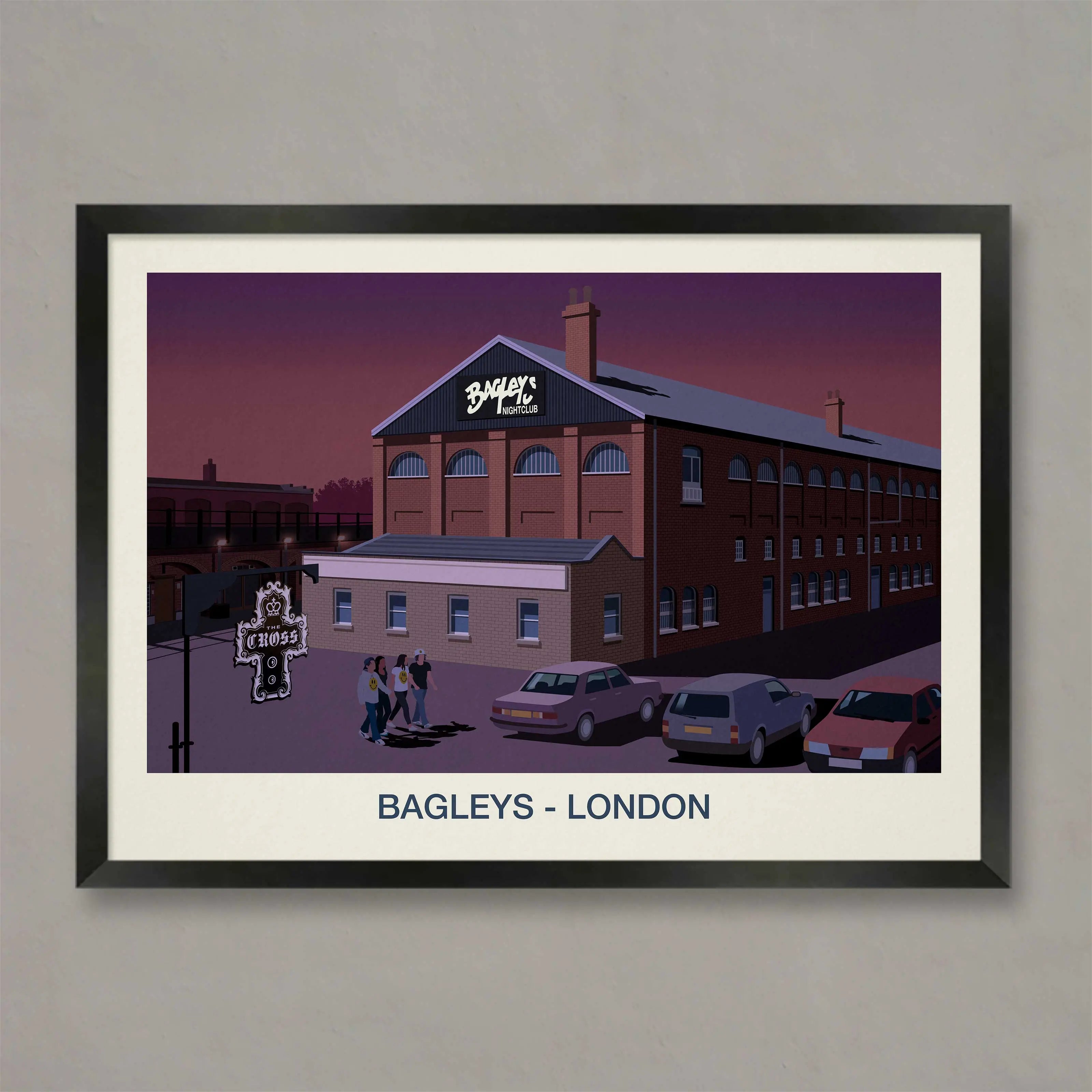 BAGLEYS NIGHTCLUB POSTER – Ski Poster & Art Prints - Shop Online ...