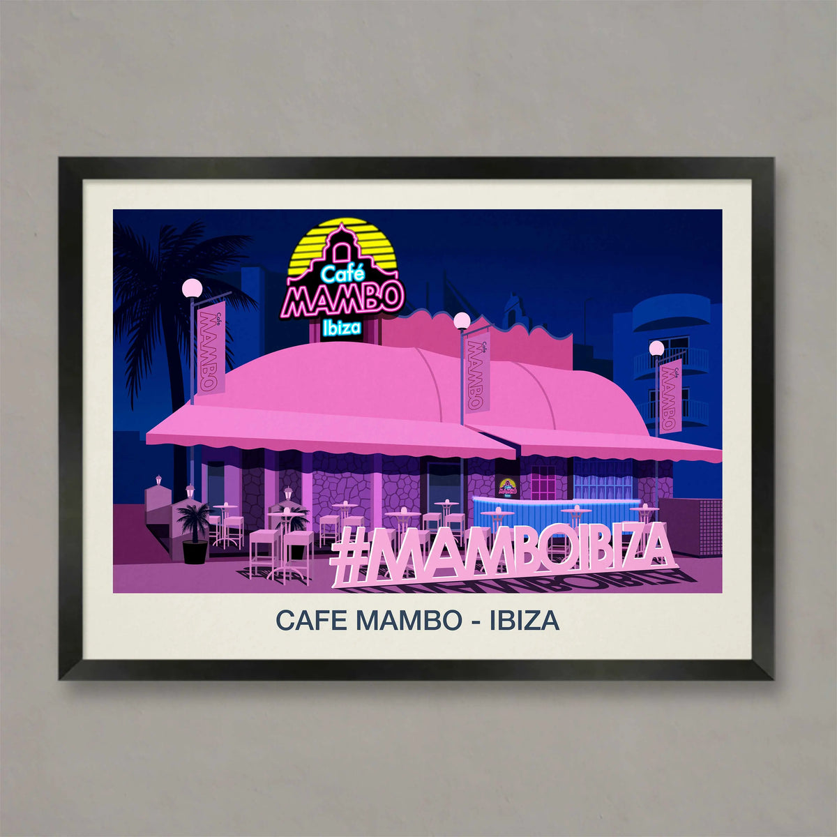 CAFE MAMBO POSTER – Ski Poster & Art Prints - Shop Online | Steve Ash ...