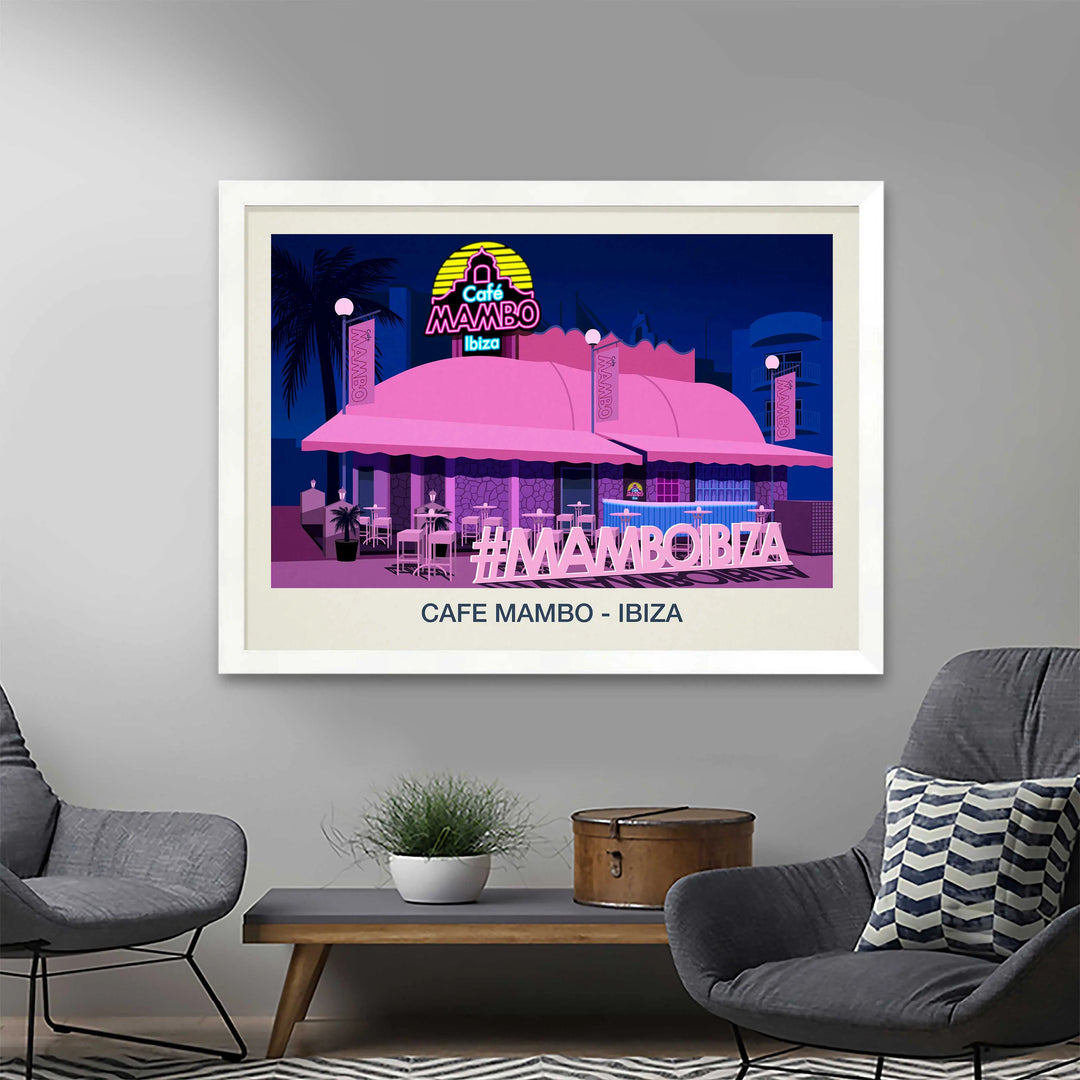 CAFE MAMBO POSTER – Ski Poster & Art Prints - Shop Online | Steve Ash ...