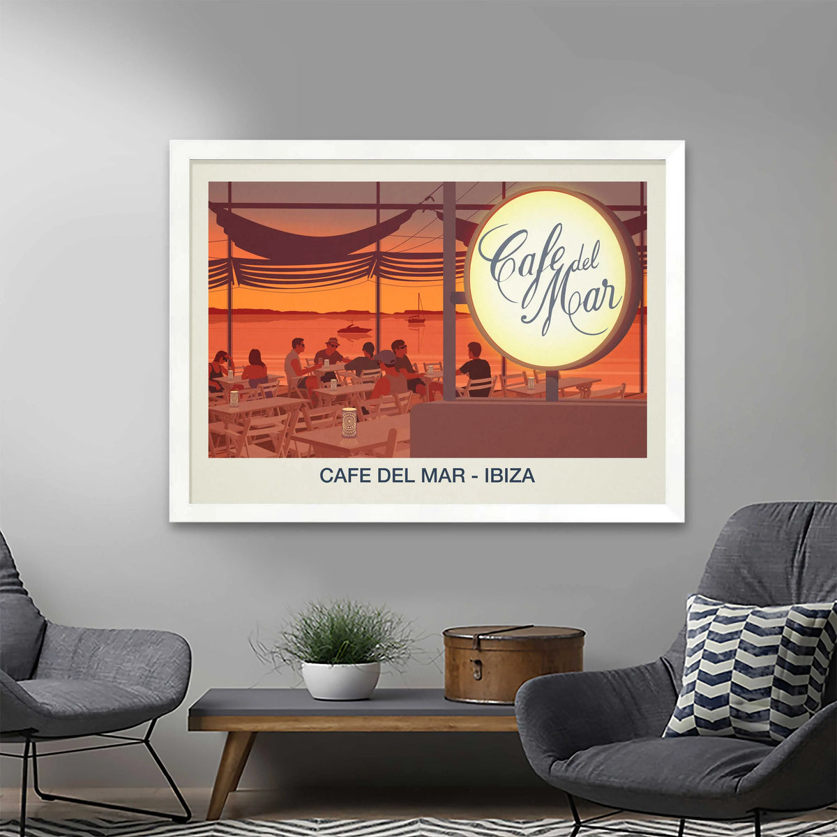 CAFE DEL MAR POSTER – Ski Poster & Art Prints - Shop Online | Steve Ash ...
