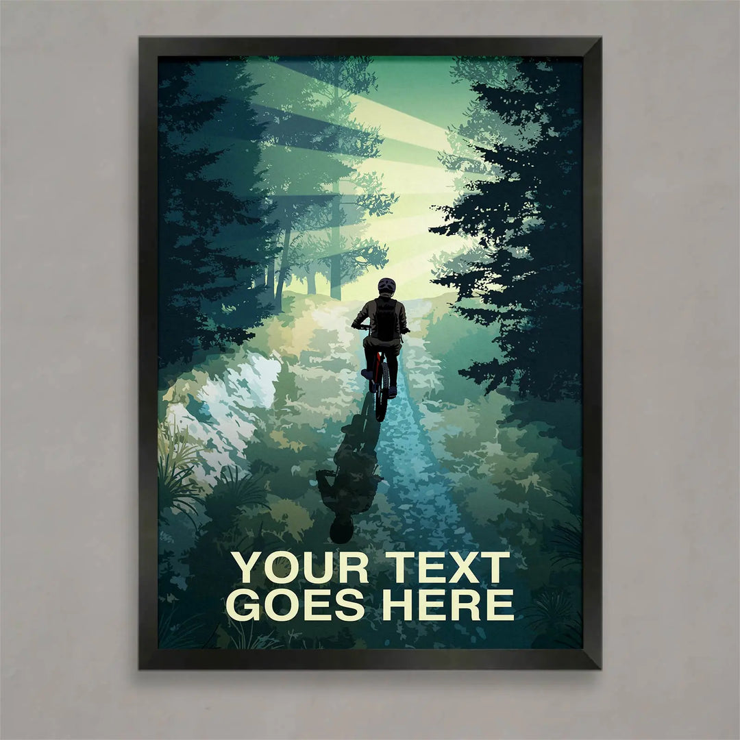 Personalised Mountain Bike prints – Ski Poster & Art Prints - Shop ...