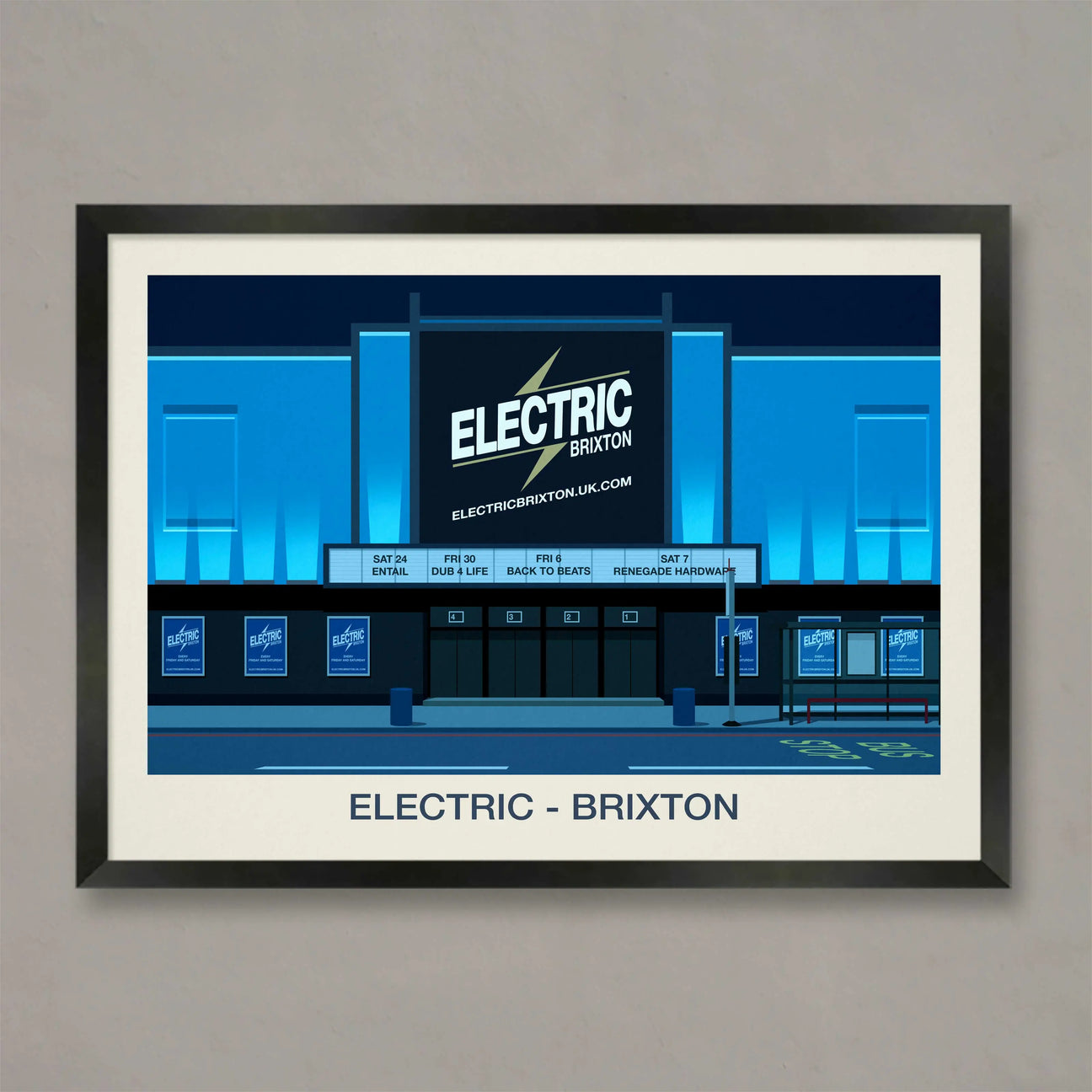 ELECTRIC BRIXTON VENUE POSTER - Ski Poster & Art Prints - Shop Online ...
