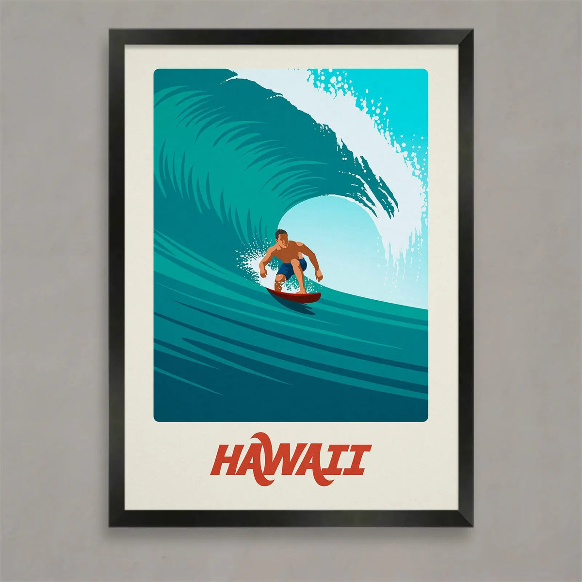 Hawaii Surf Poster – Ski Poster & Art Prints - Shop Online | Steve Ash ...