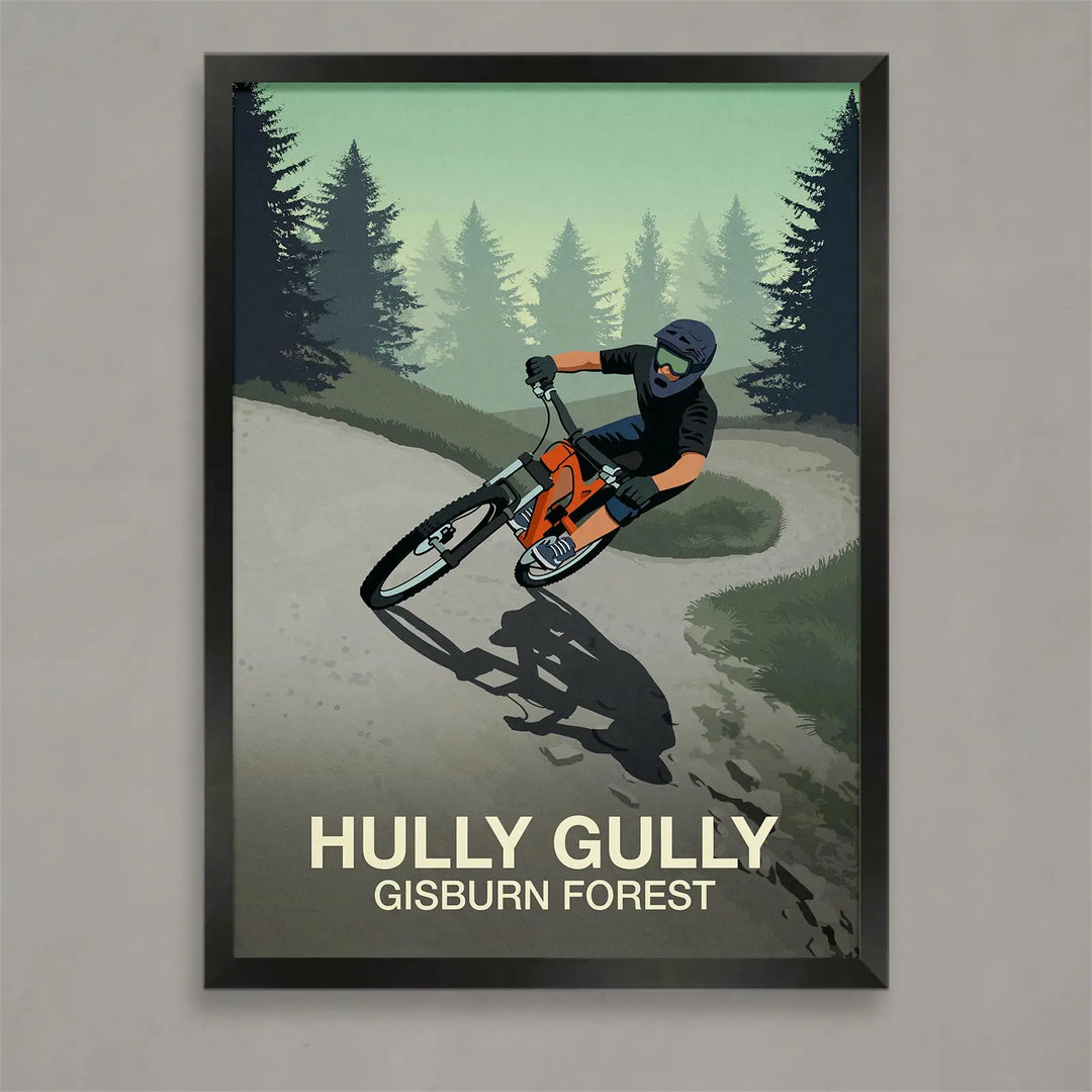 Hully Gully Mountain Bike Poster – Ski Poster & Art Prints - Shop ...