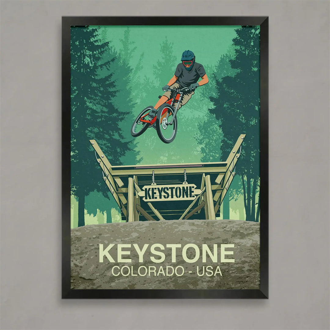 Keystone Mountain Bike Poster – Ski Poster & Art Prints - Shop Online ...
