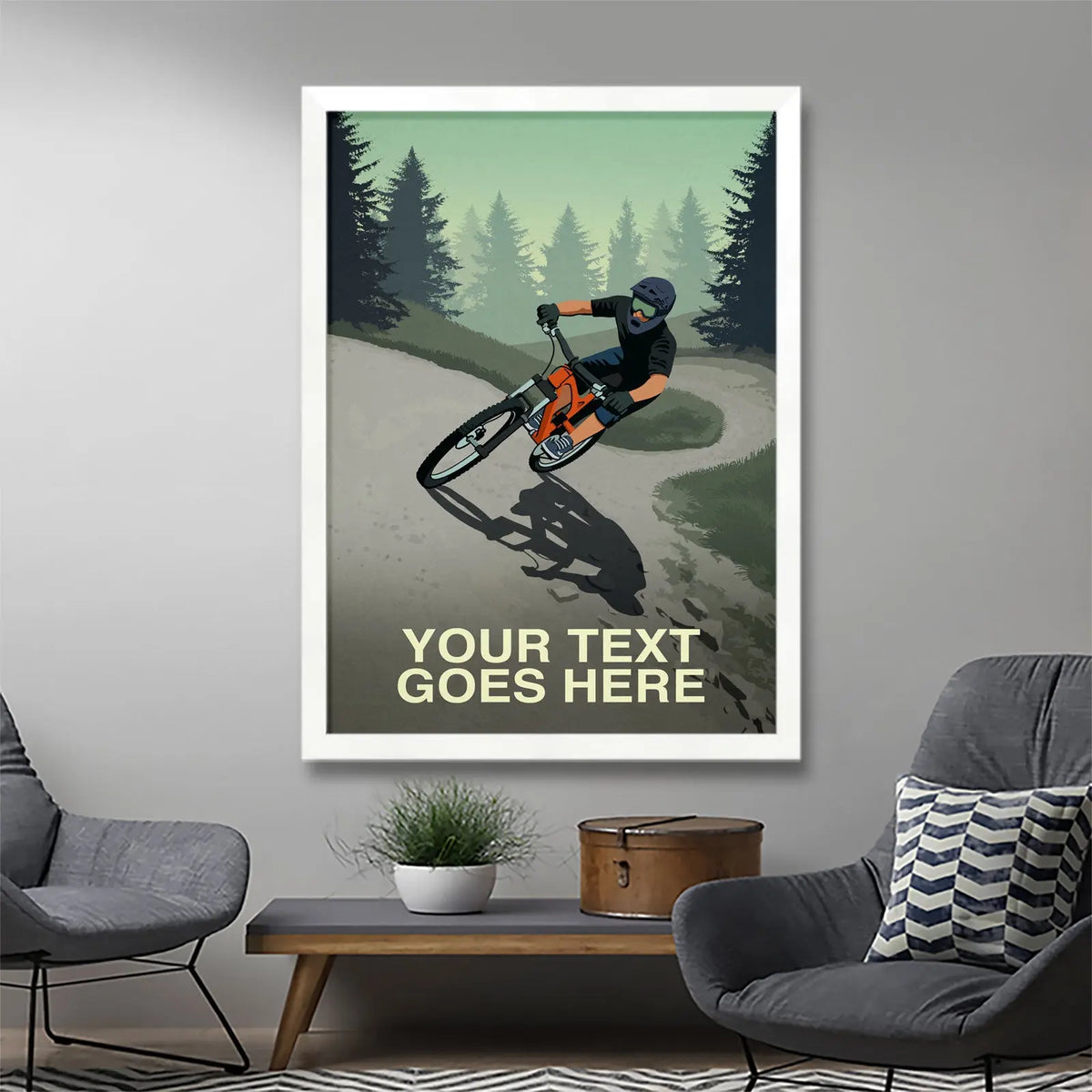 Personalised MTB print – Ski Poster & Art Prints - Shop Online | Steve ...
