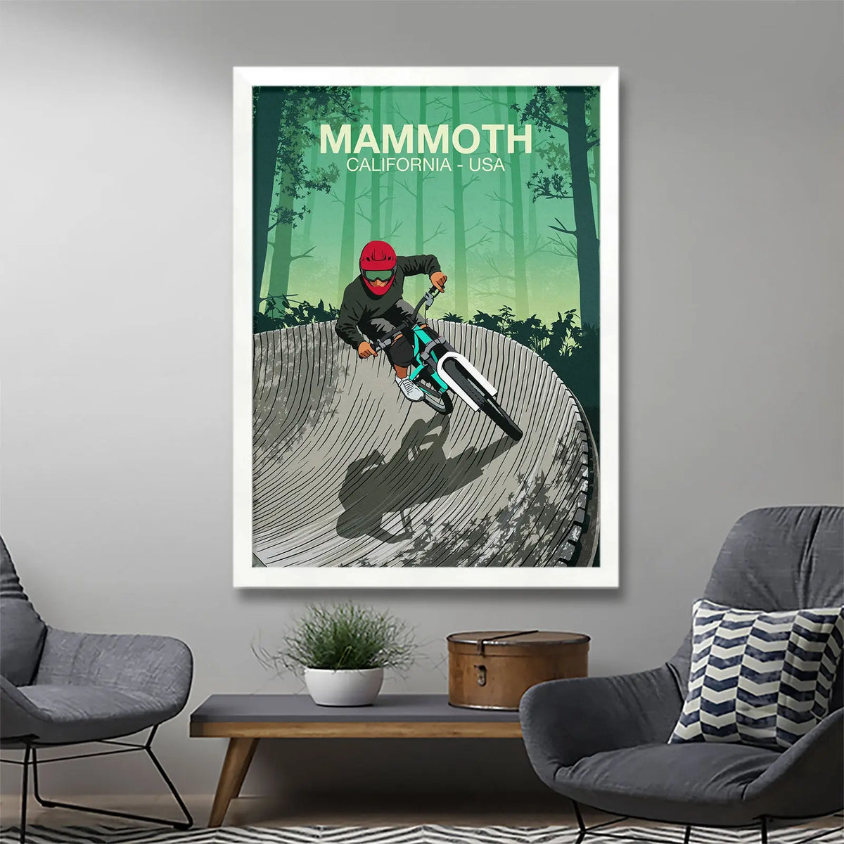 Mammoth Mountain Bike Poster – Ski Poster & Art Prints - Shop Online ...