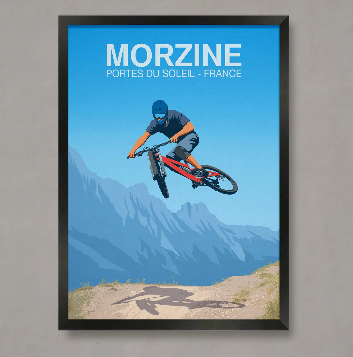 Morzine Mountain Bike Poster – Ski Poster & Art Prints - Shop Online ...