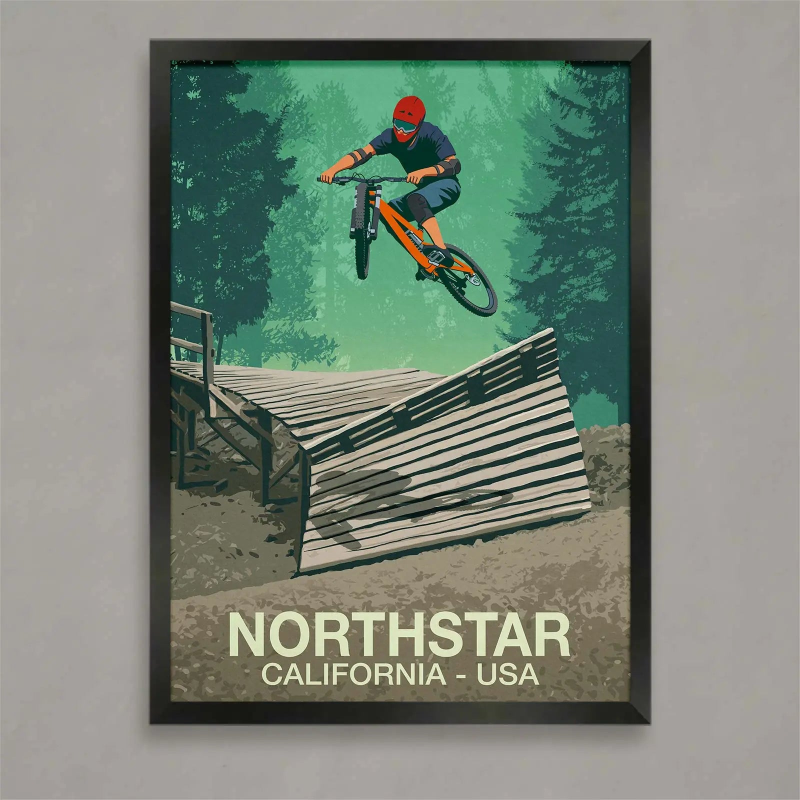 Northstar Mountain Bike Poster – Ski Poster & Art Prints - Shop Online ...