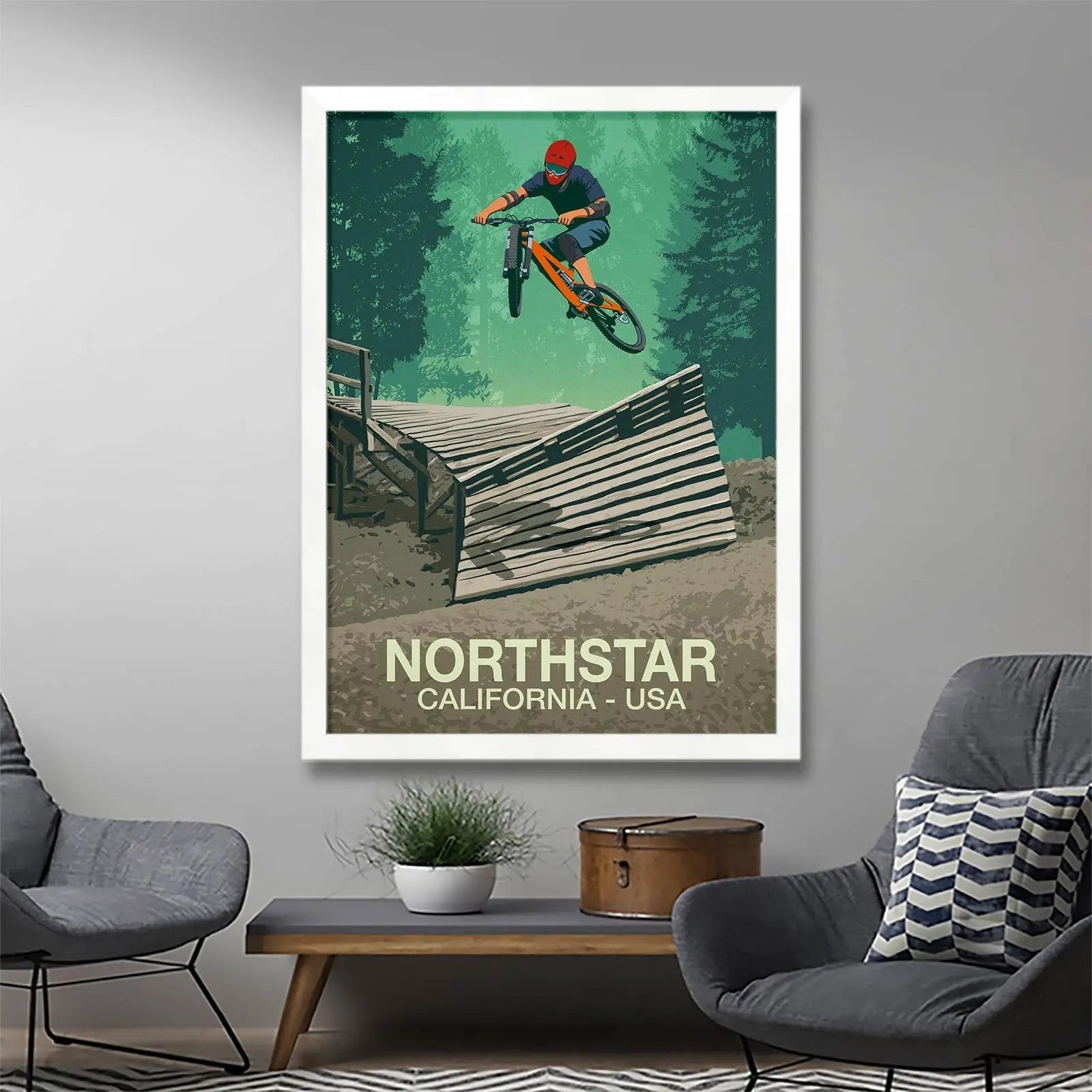 Northstar Mountain Bike Poster – Ski Poster & Art Prints - Shop Online ...