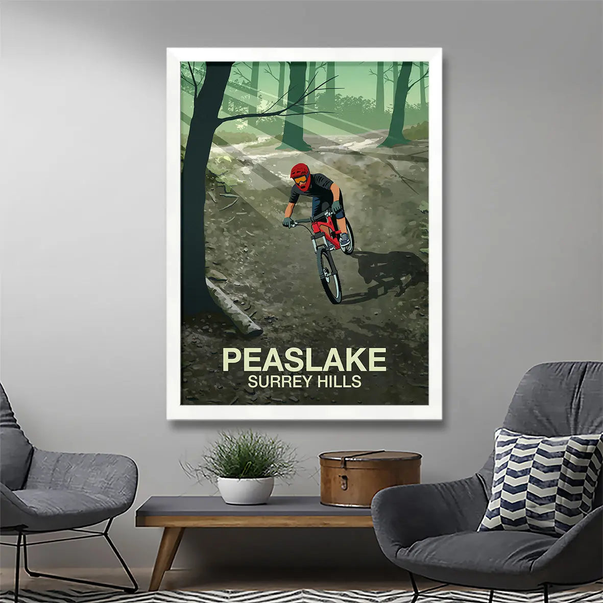 Peaslake Mountain Bike Poster – Ski Poster & Art Prints - Shop Online ...
