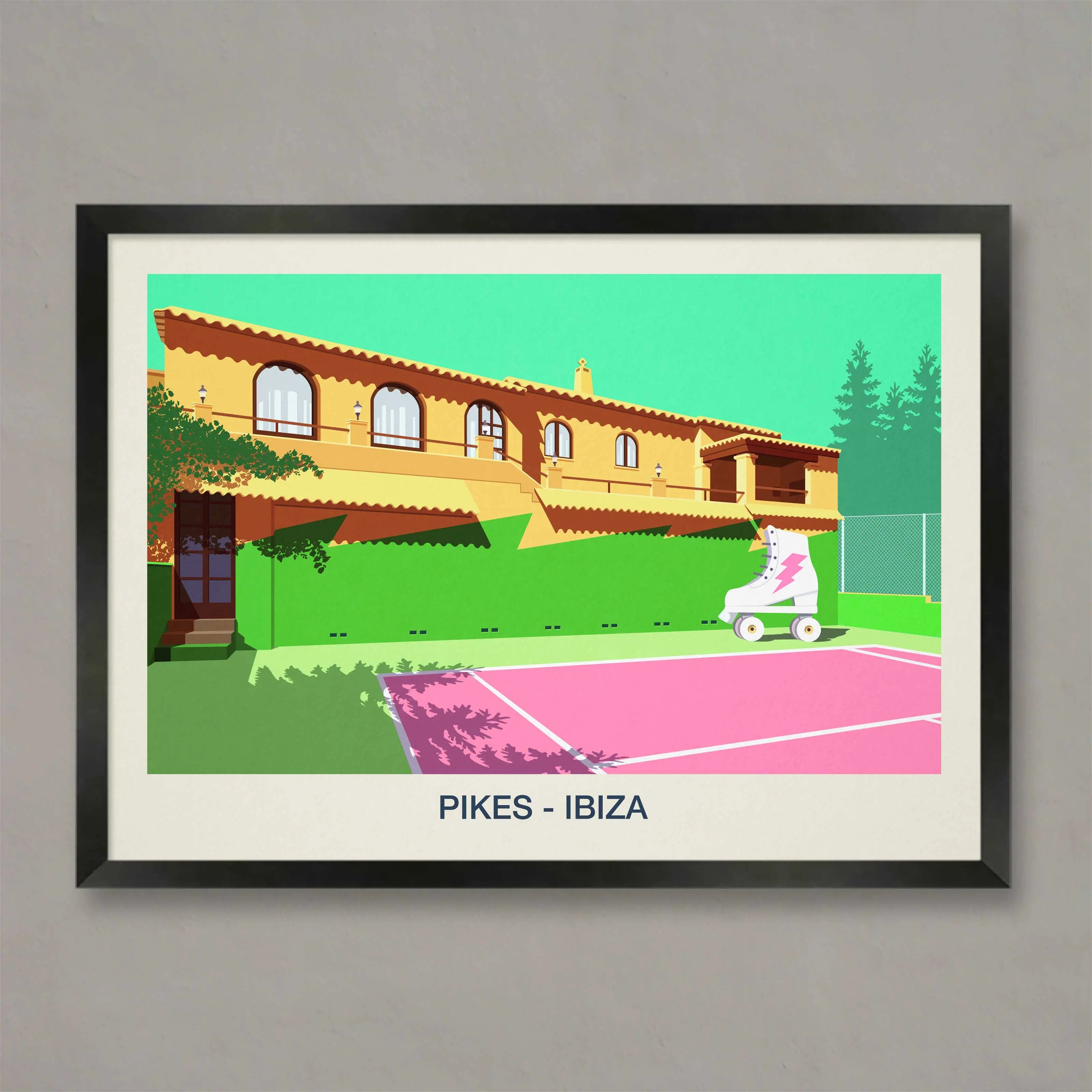 PIKES HOTEL POSTER – Ski Poster & Art Prints - Shop Online | Steve Ash ...
