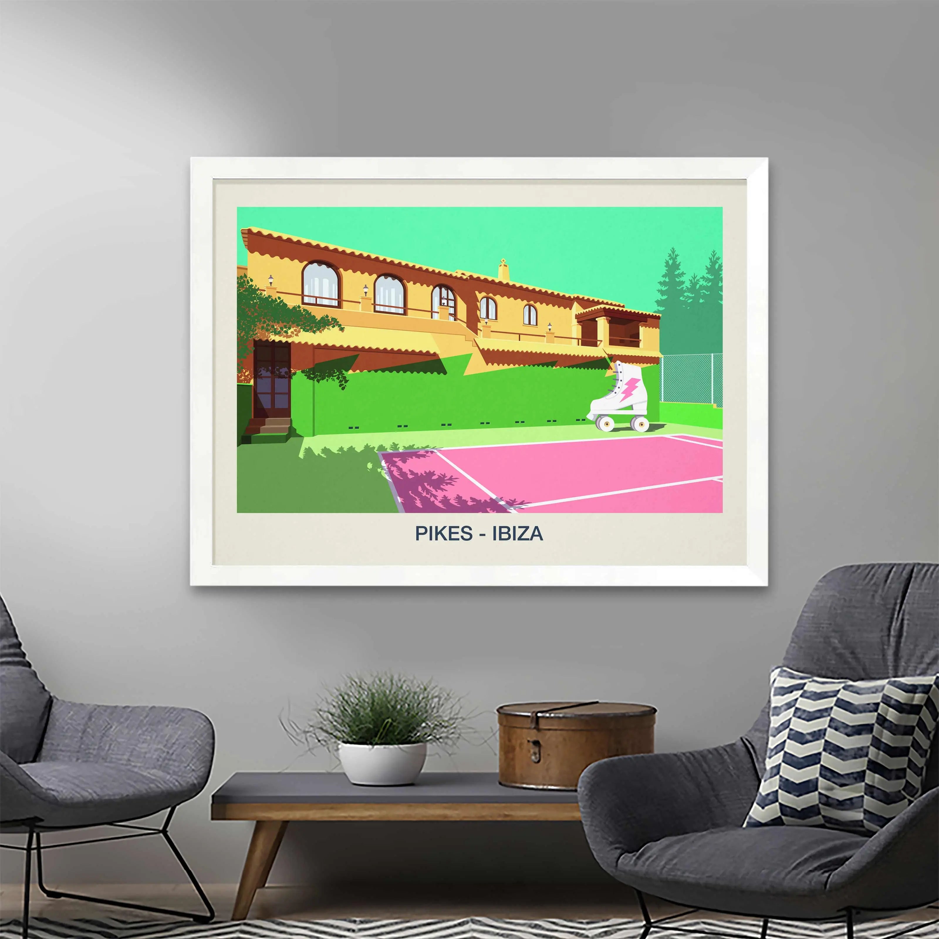 PIKES HOTEL POSTER – Ski Poster & Art Prints - Shop Online | Steve Ash ...